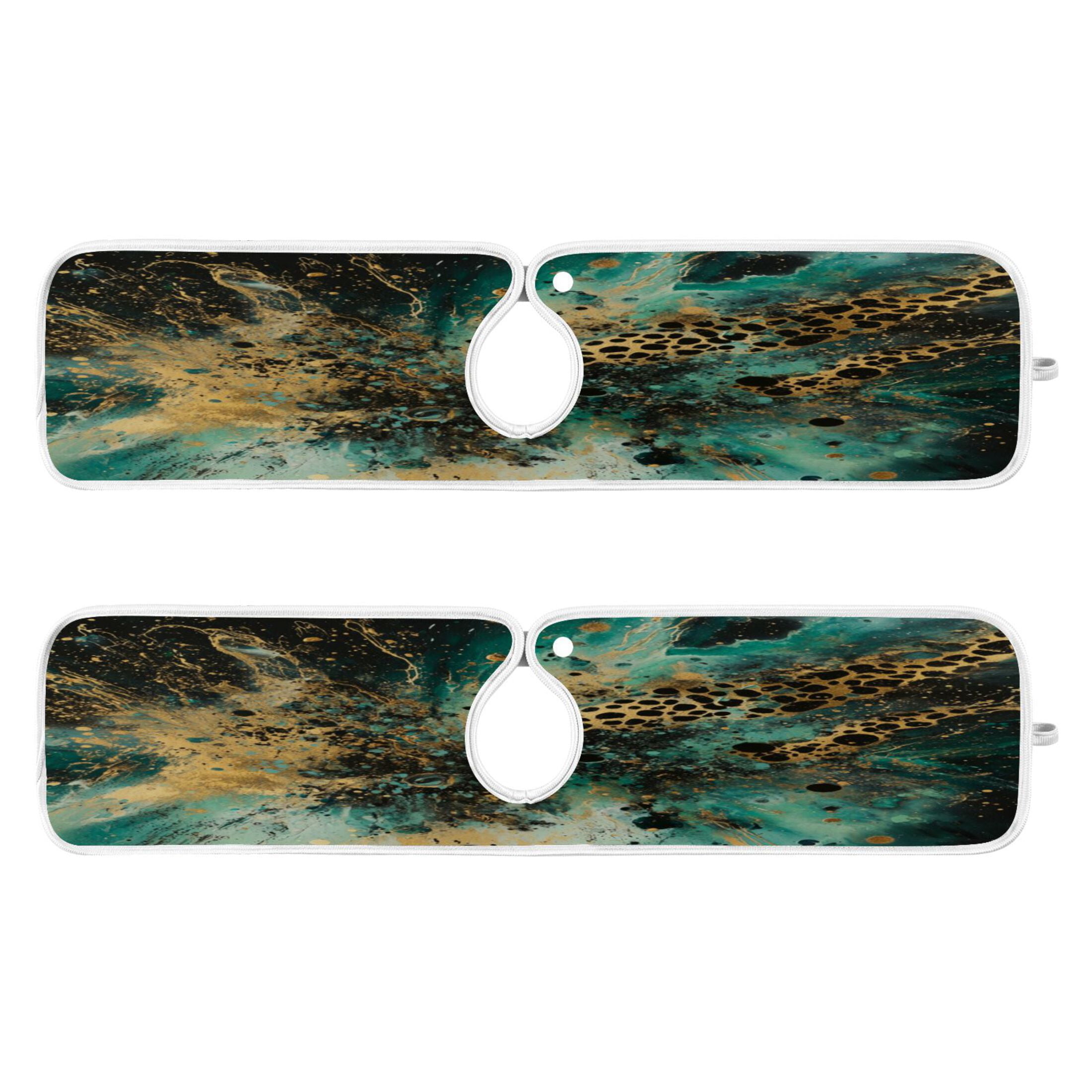 Wobogo Artistic Leopard Faucet Drying Mat Set of 2 Sponge Material ...