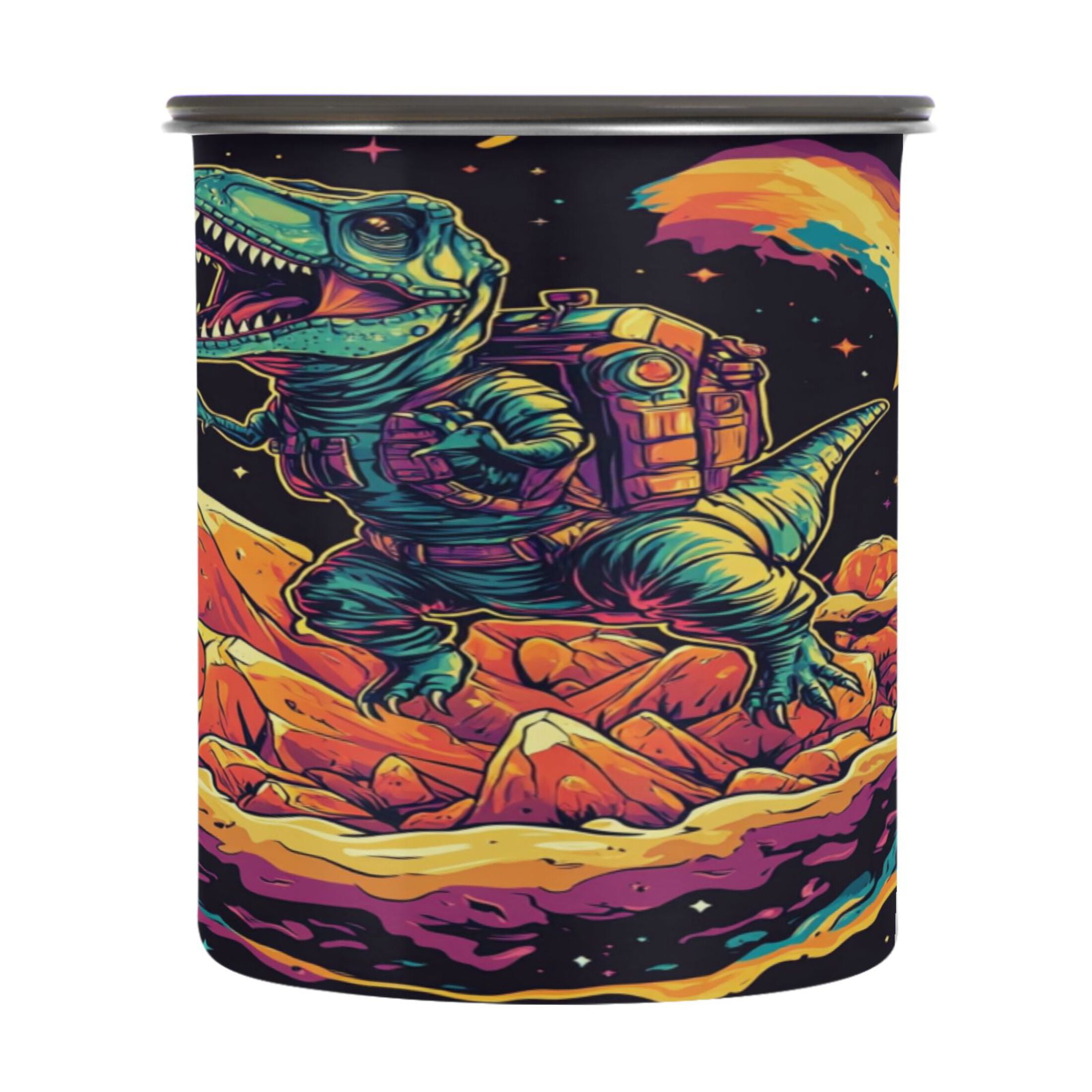 Wobogo Astronaut Tyrannosaurus Rex Food Storage Jars 304 Food Grade ...