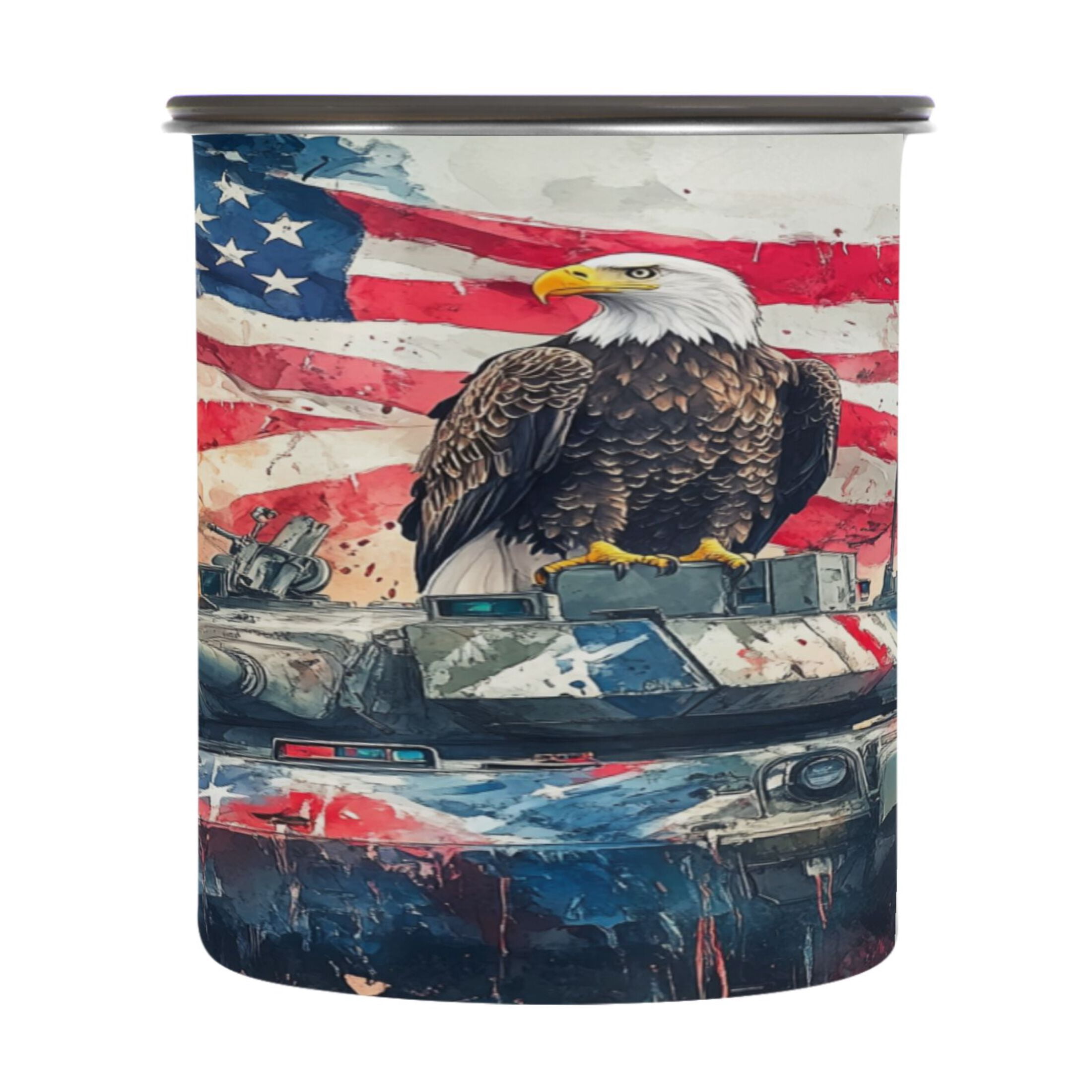 Wobogo Bald Eagle Tank Food Storage Jars 304 Food Grade Stainless Steel ...