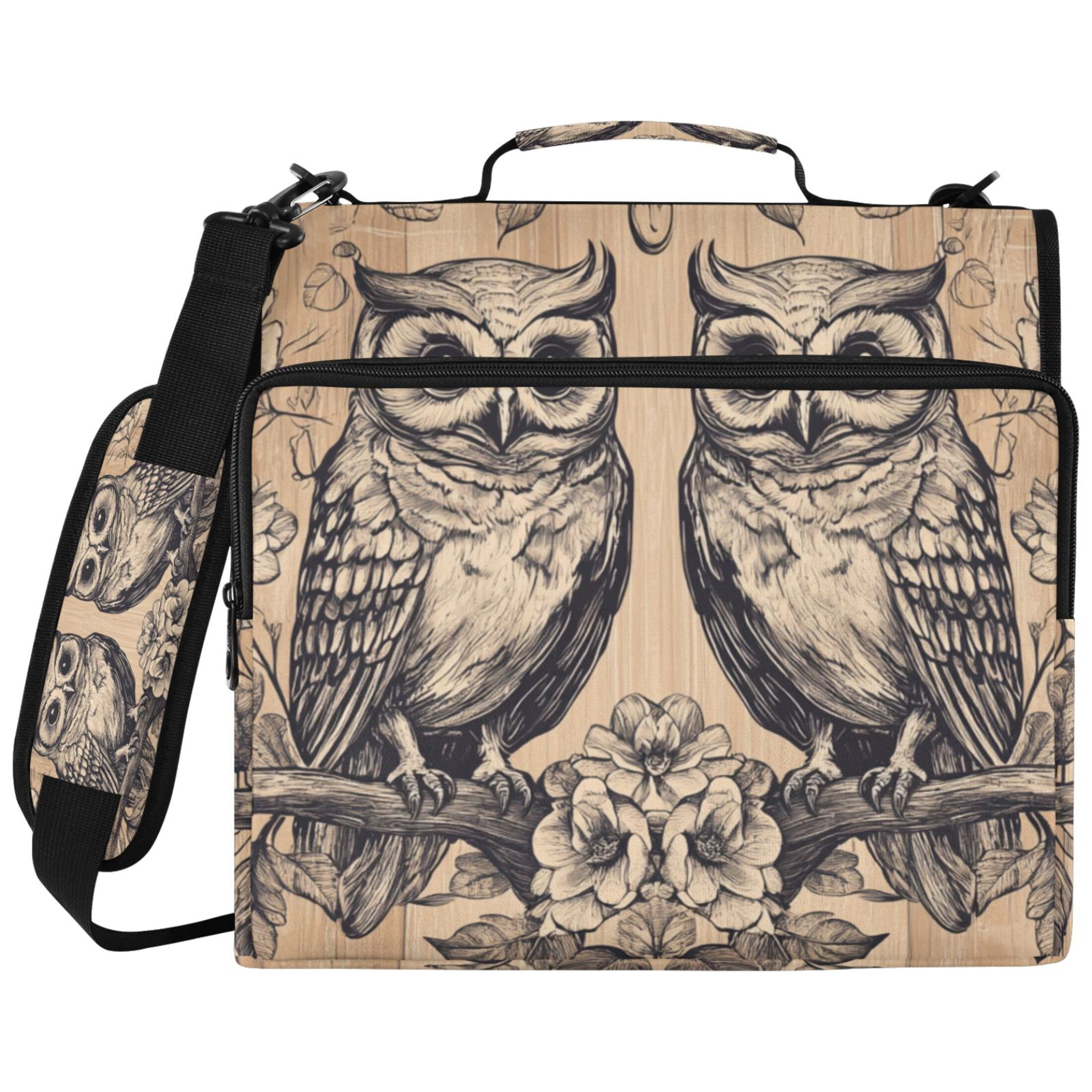 Wobogo Binder Bag 3 Ring Binder Organizer Laptop Compartment Waterproof ...