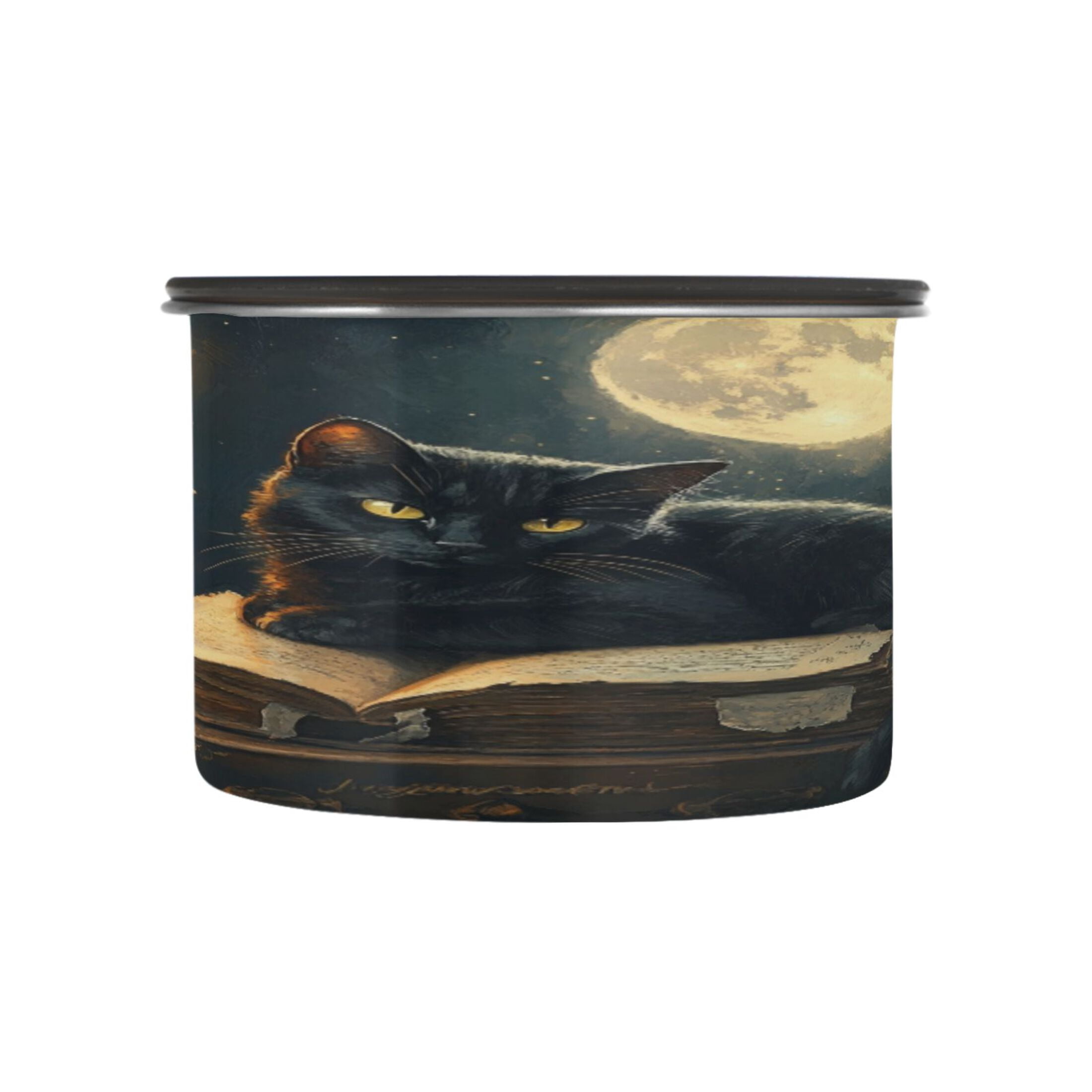 Wobogo Black Cat Golden Pupil Food Storage Jars 304 Food Grade ...