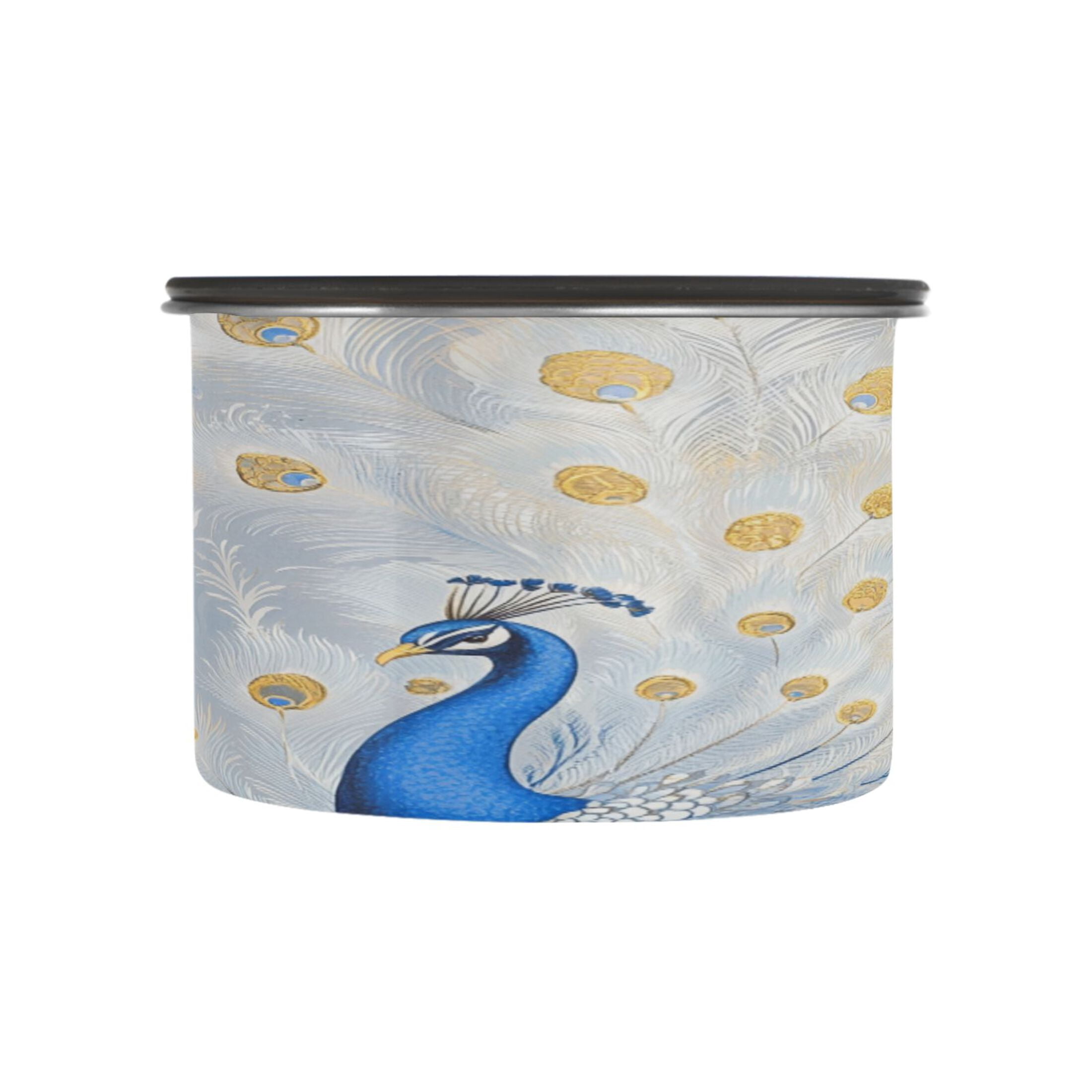 Wobogo Blue Peacock Food Storage Jars 304 Food Grade Stainless Steel ...