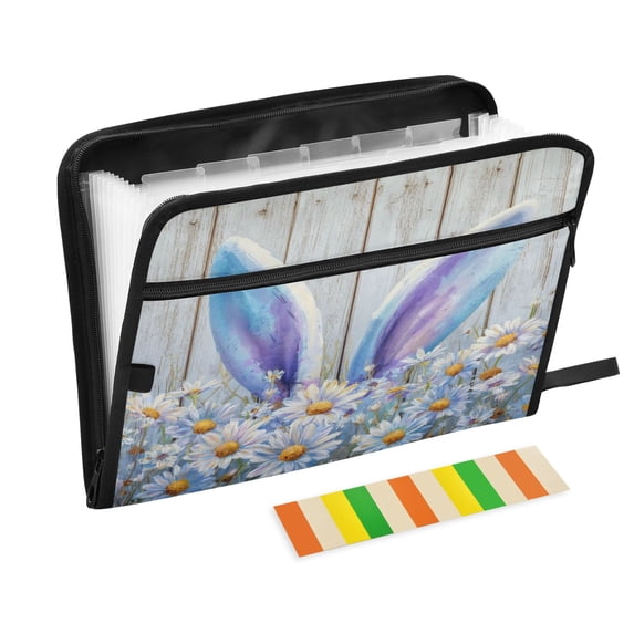 Wobogo Bunny Ears Daisy Expanding File Folder Letter Size Accordion ...
