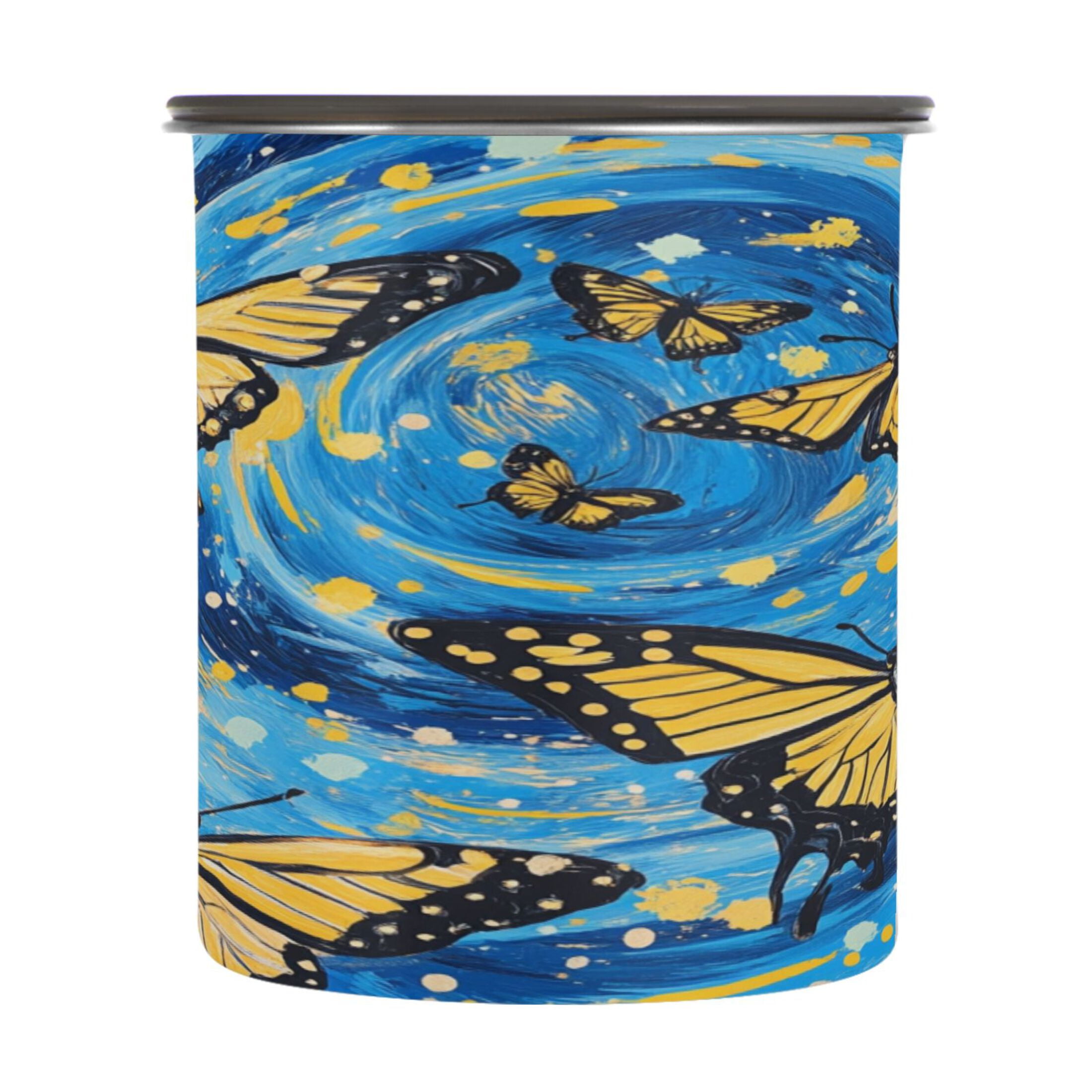 Wobogo Butterfly Starry Night Food Storage Jars 304 Food Grade ...