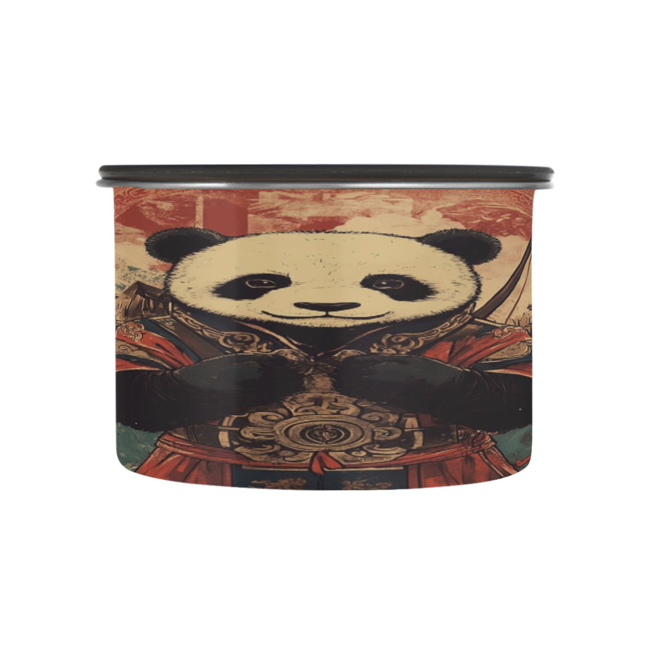 Wobogo Chinese Style Panda Food Storage Jars 304 Food Grade Stainless ...