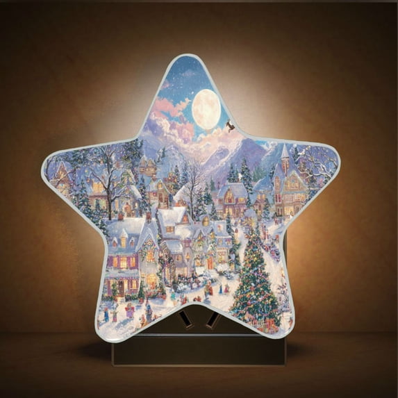 Wobogo Christmas Eve LED Star Night Light 0.2 Watt Wall Plug Dusk to ...