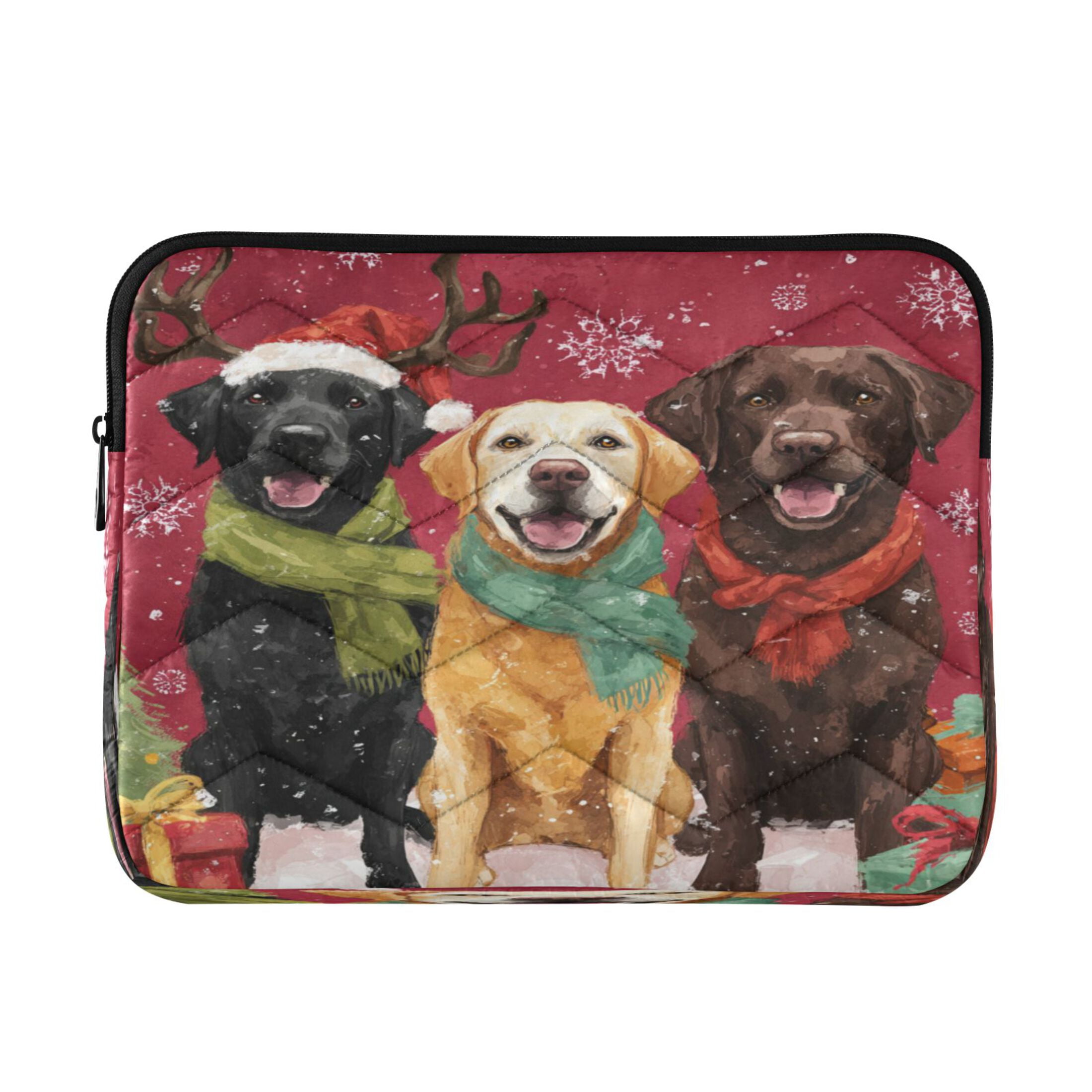 Wobogo Christmas Labrador Dogs Laptop Sleeve 13.4 inch Lightweight ...