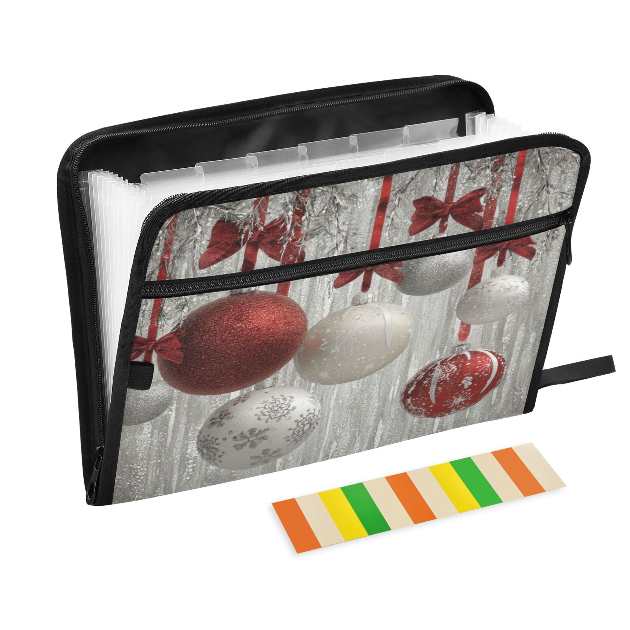 Wobogo Christmas Ornaments Expanding File Folder Letter Size Accordion ...