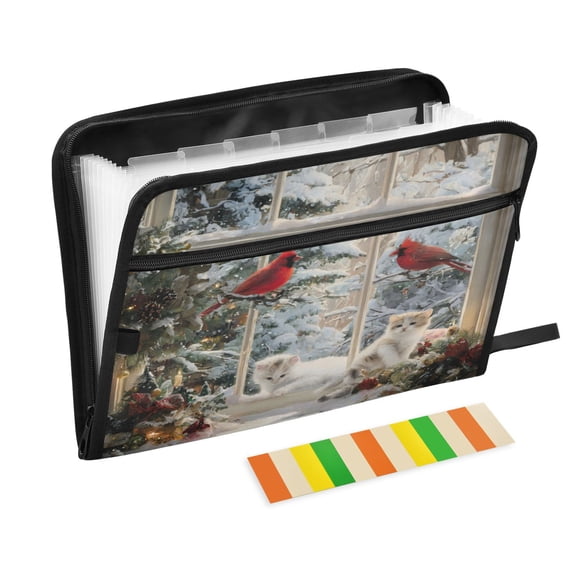 Wobogo Christmas Windowsill Expanding File Folder Letter Size Accordion ...