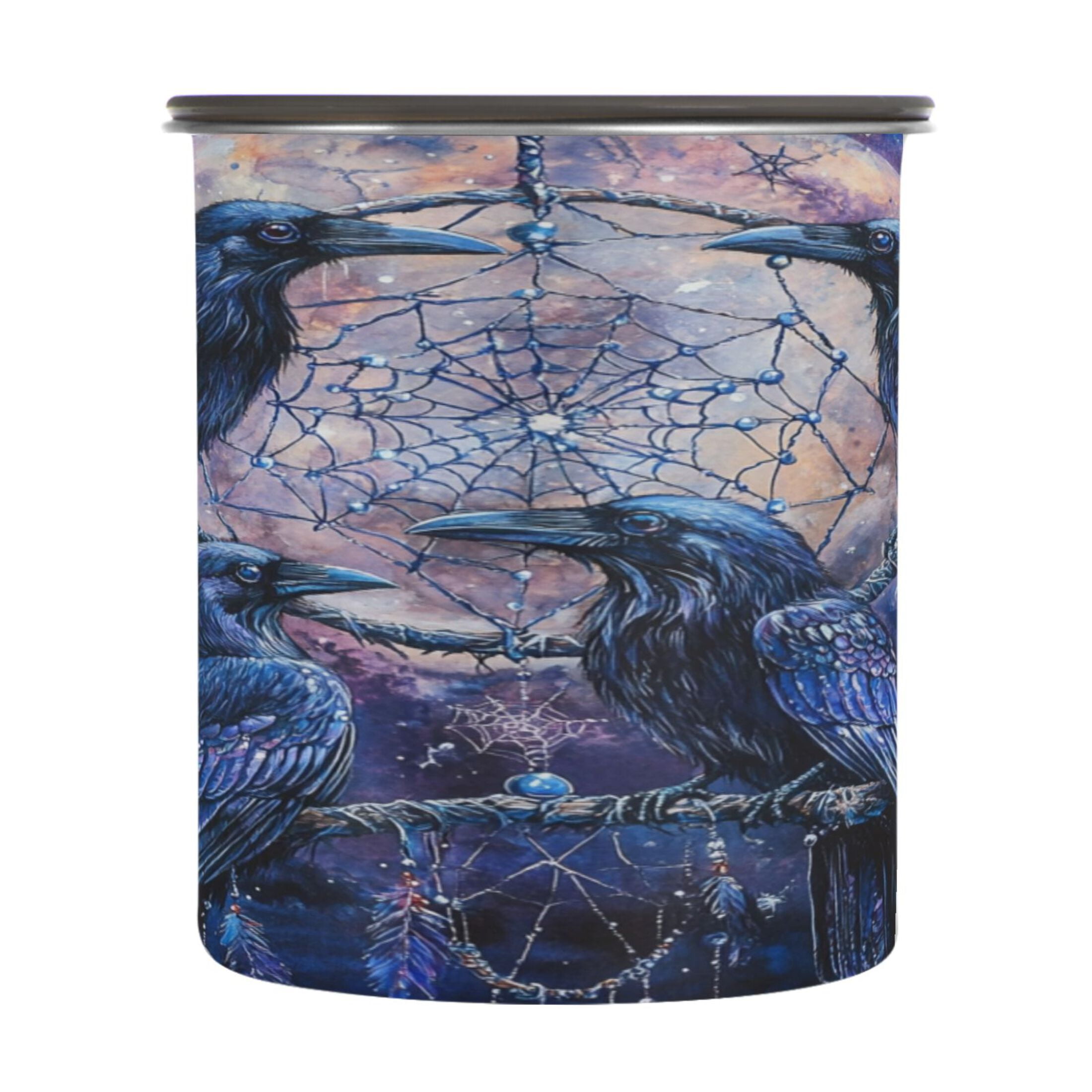 Wobogo Cobweb Crow Food Storage Jars 304 Food Grade Stainless Steel ...