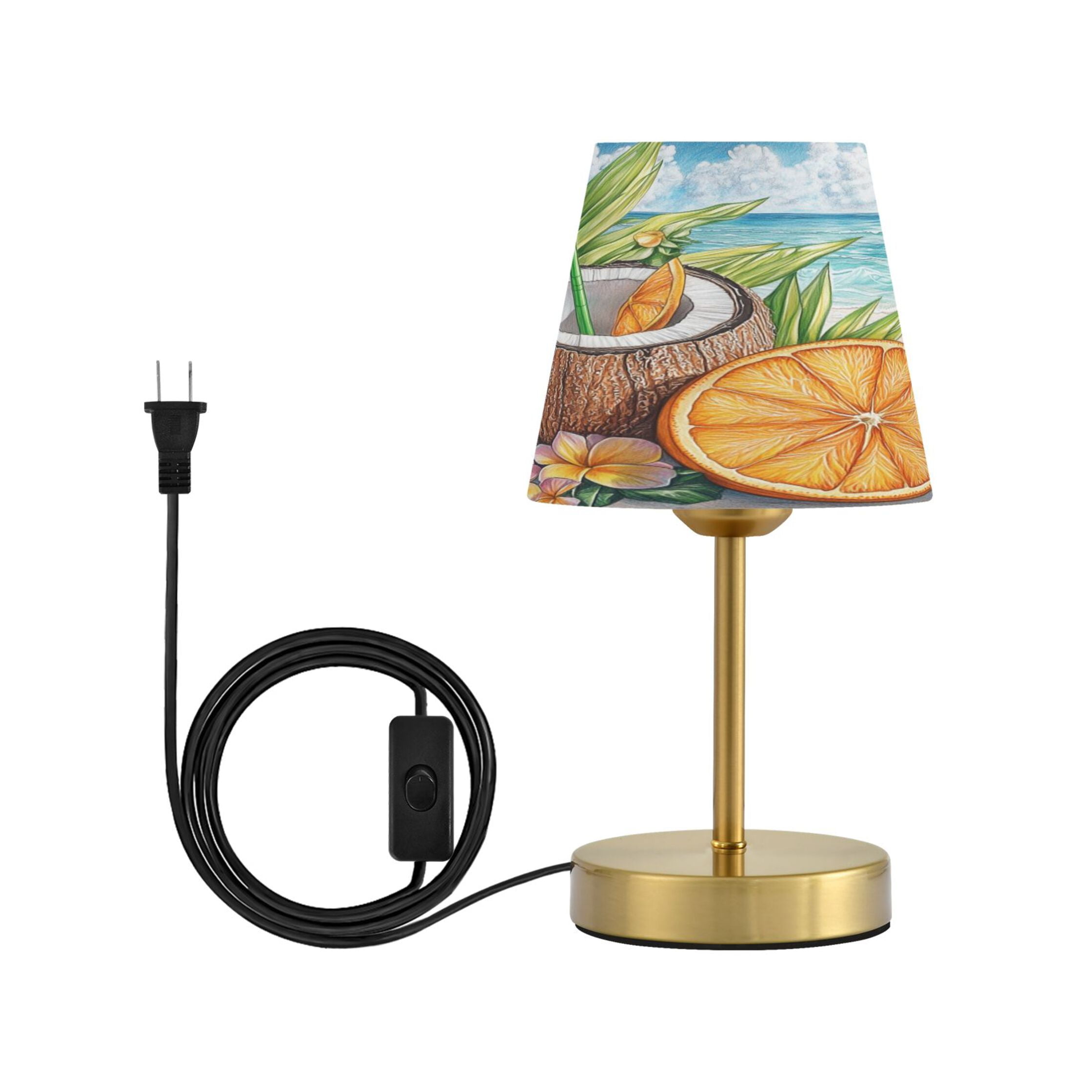Wobogo Coconut Orange Slice Table Lamps Three-channel Adjustable ...