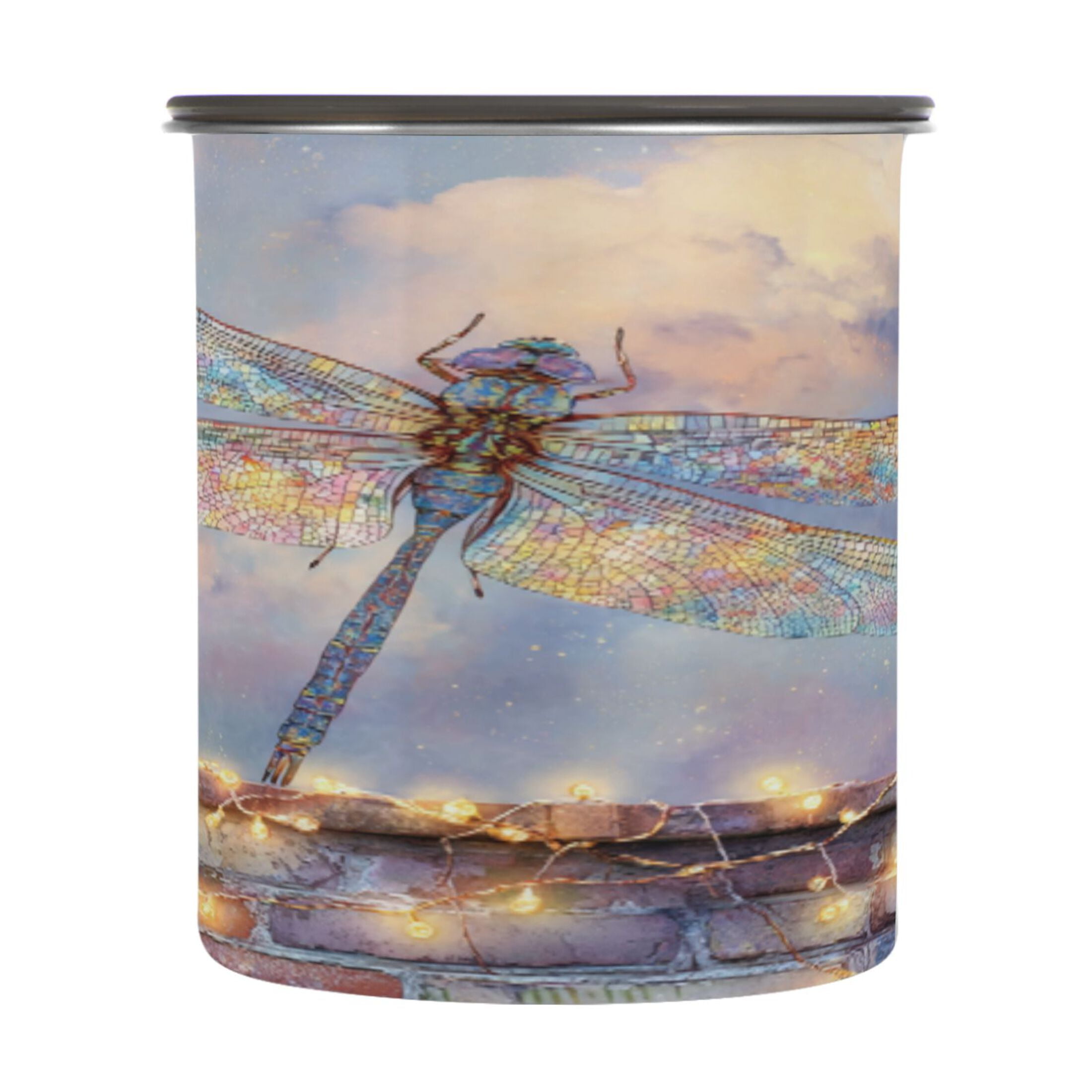 Wobogo Colourful Dragonfly Food Storage Jars 304 Food Grade Stainless ...