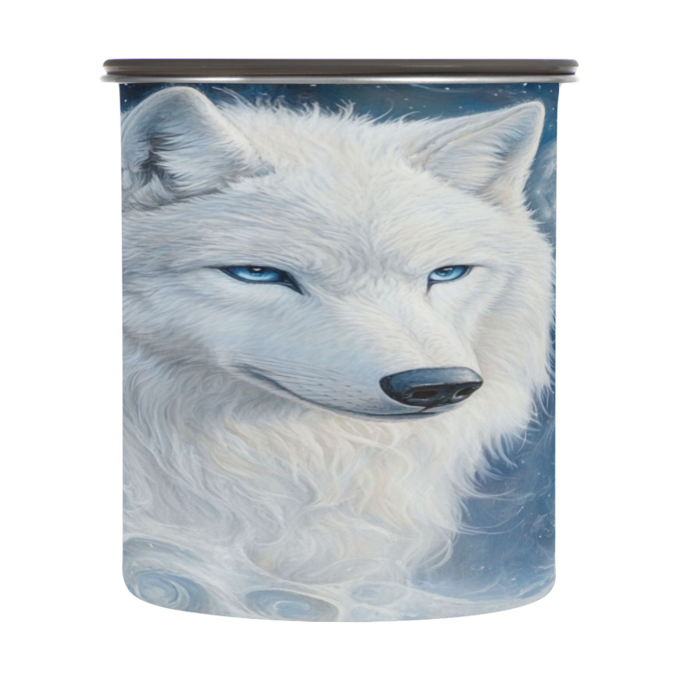 Wobogo Cool White Wolf Food Storage Jars 304 Food Grade Stainless Steel ...