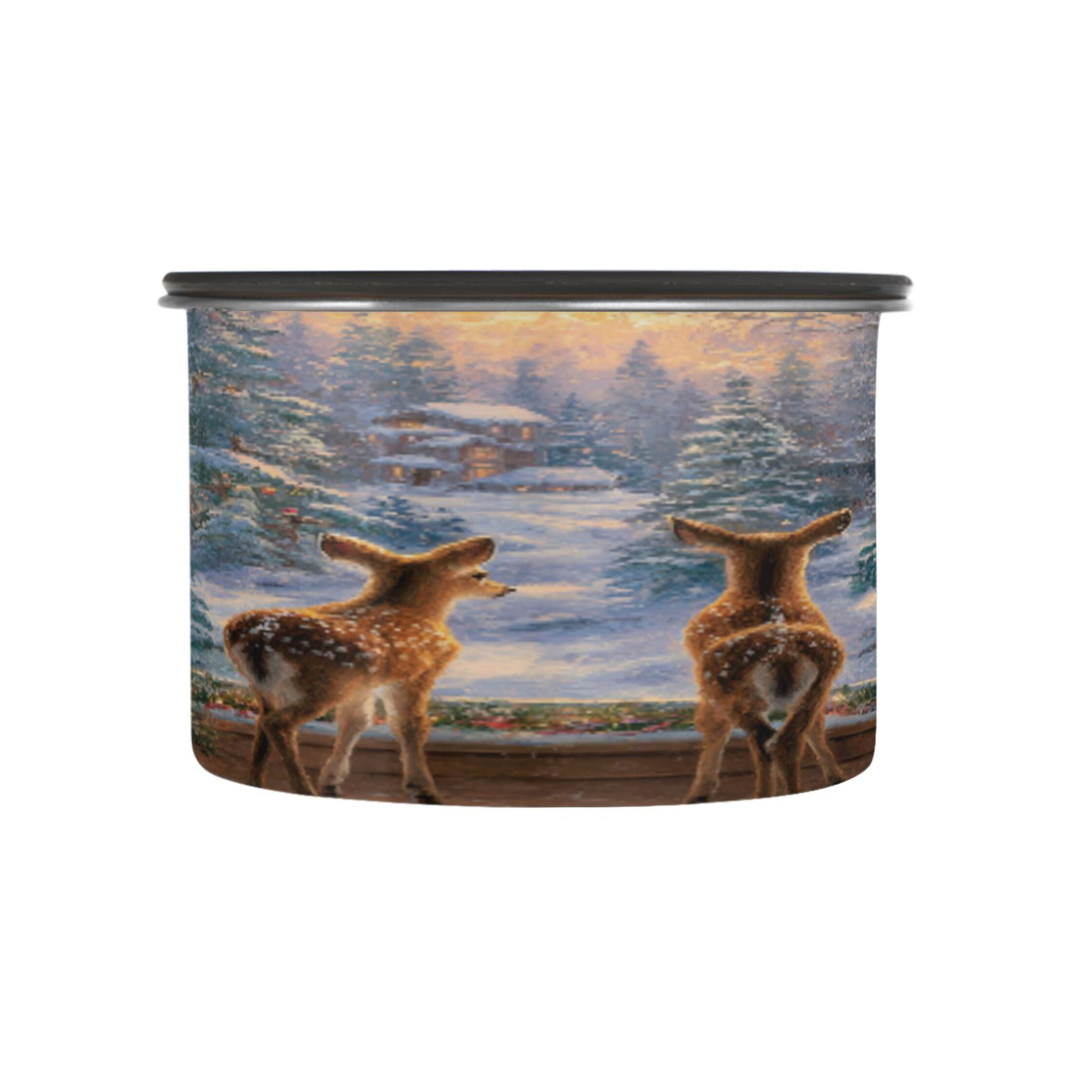Wobogo Cute Deer Food Storage Jars 304 Food Grade Stainless Steel ...