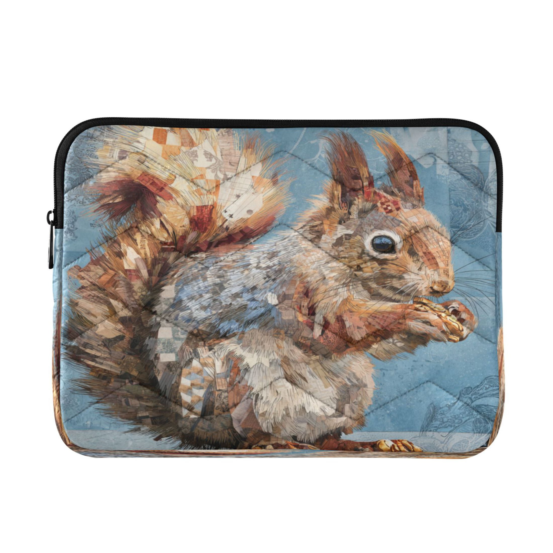Wobogo Cute Squirrel Laptop Sleeve 13.4 inch Lightweight Zipper Design ...