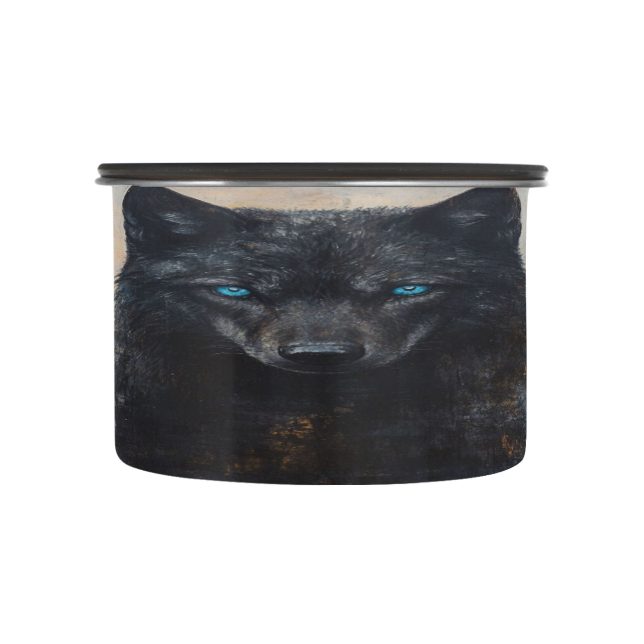 Wobogo Dark Forest Wolf King Food Storage Jars 304 Food Grade Stainless ...