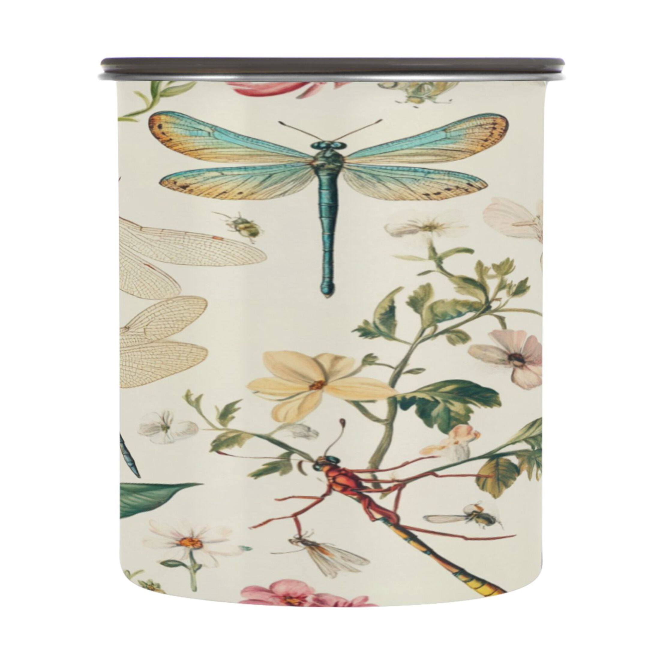 Wobogo Dragonfly Print Painting Food Storage Jars 304 Food Grade ...