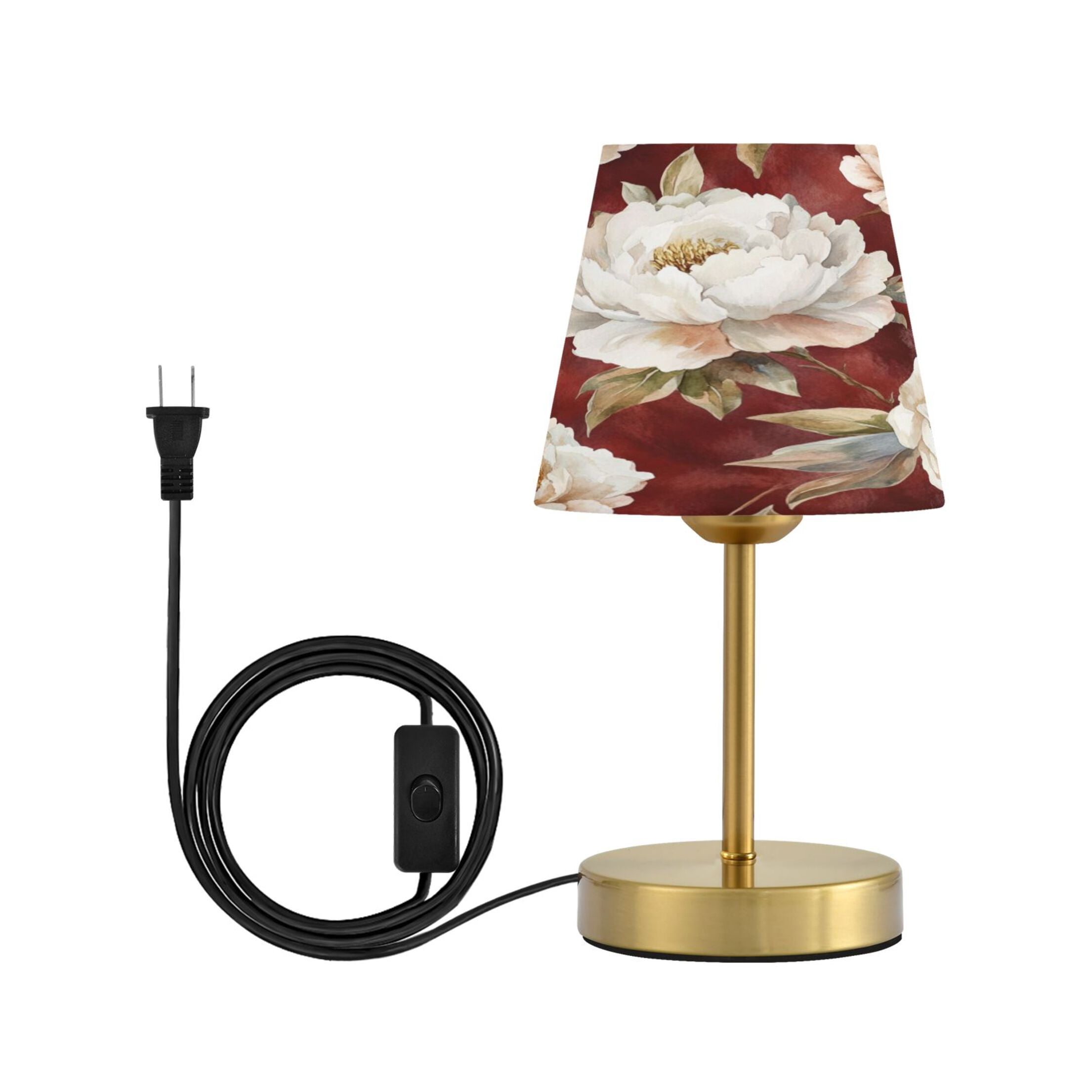 Wobogo Elegant Peony Table Lamps Three-channel Adjustable Lighted ...