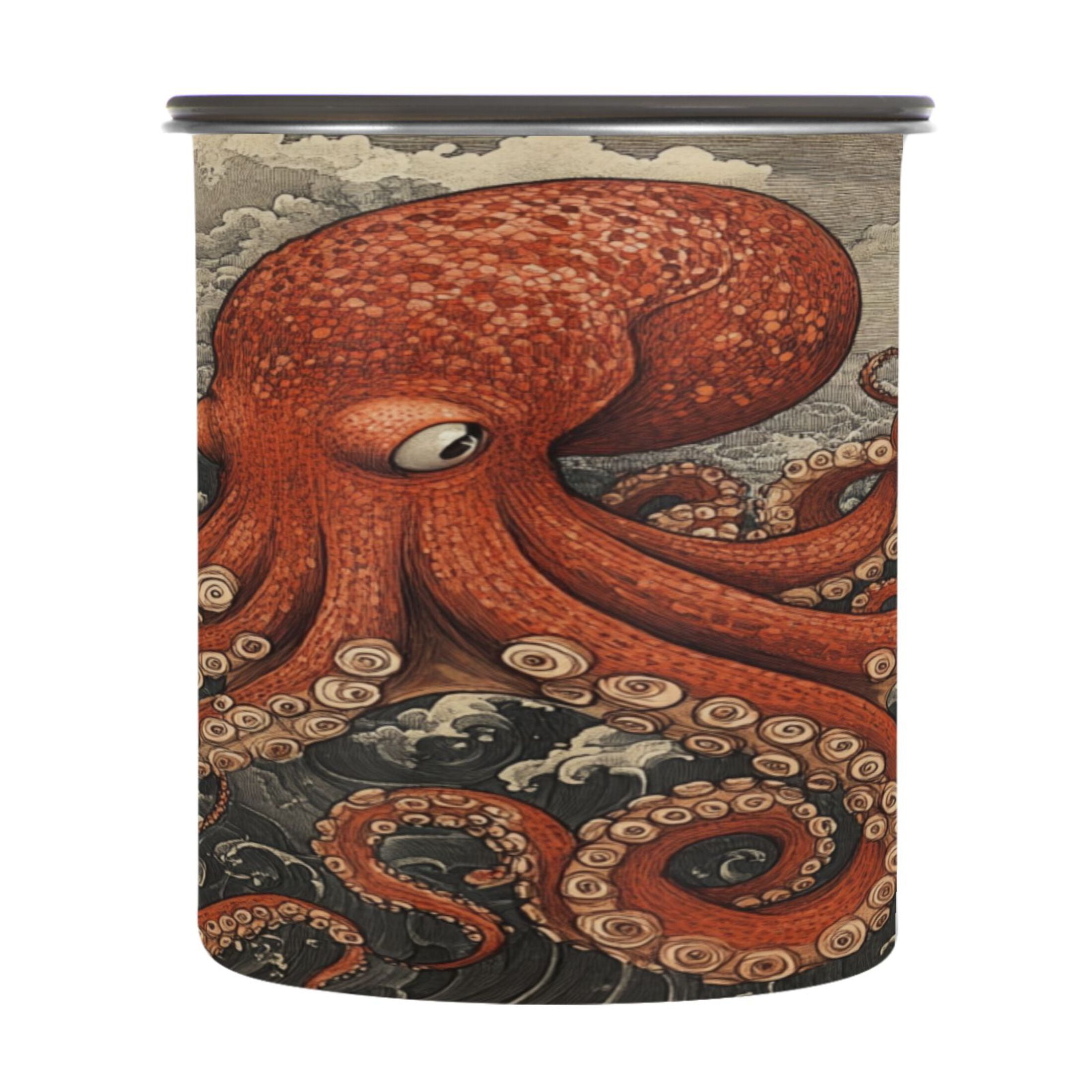 Wobogo Giant Octopus Food Storage Jars 304 Food Grade Stainless Steel ...