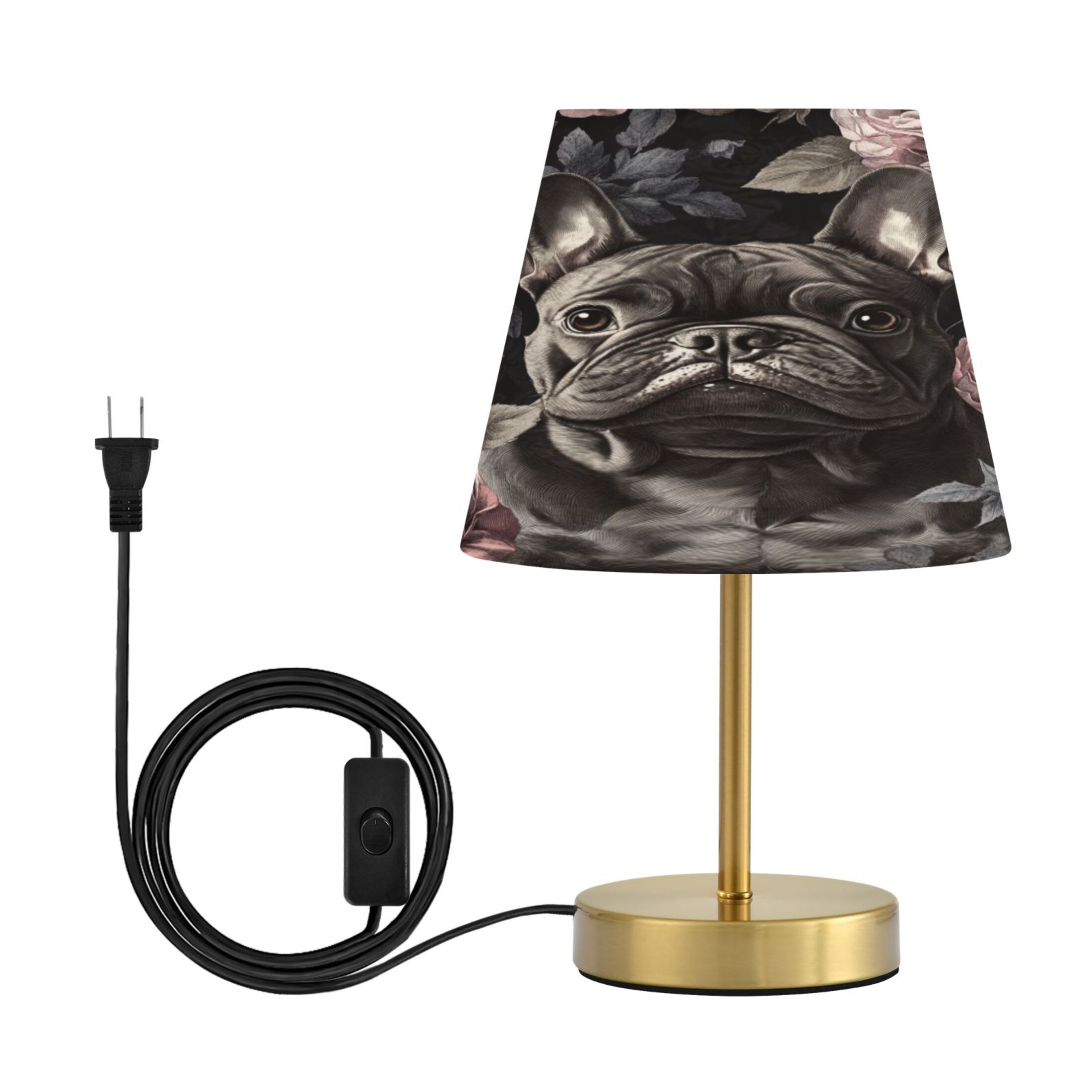 Wobogo Gotland Ros Bulldog Pattern Table Lamps Three-channel Adjustable ...