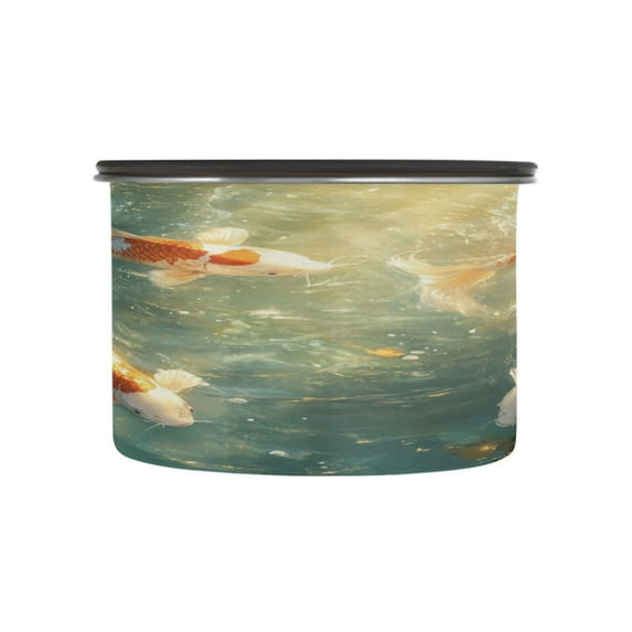 Wobogo Koi Fish Food Storage Jars 304 Food Grade Stainless Steel ...