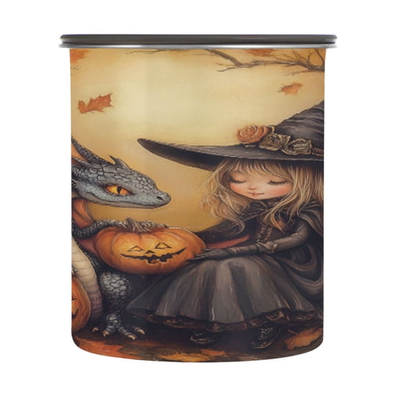 Wobogo Little Witch and Dragon Food Storage Jars 304 Food Grade ...