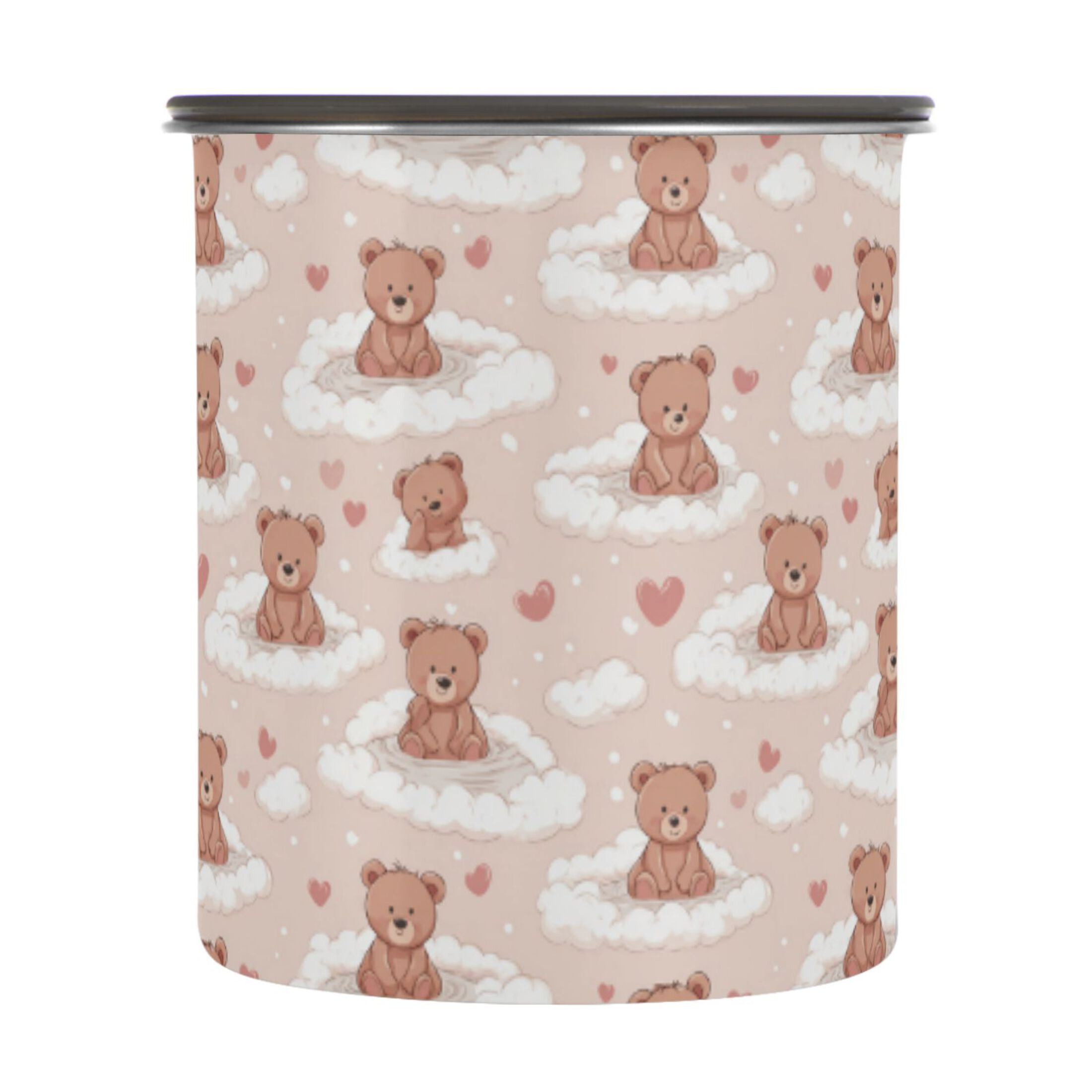 Wobogo Love Teddy Bear Food Storage Jars 304 Food Grade Stainless Steel ...