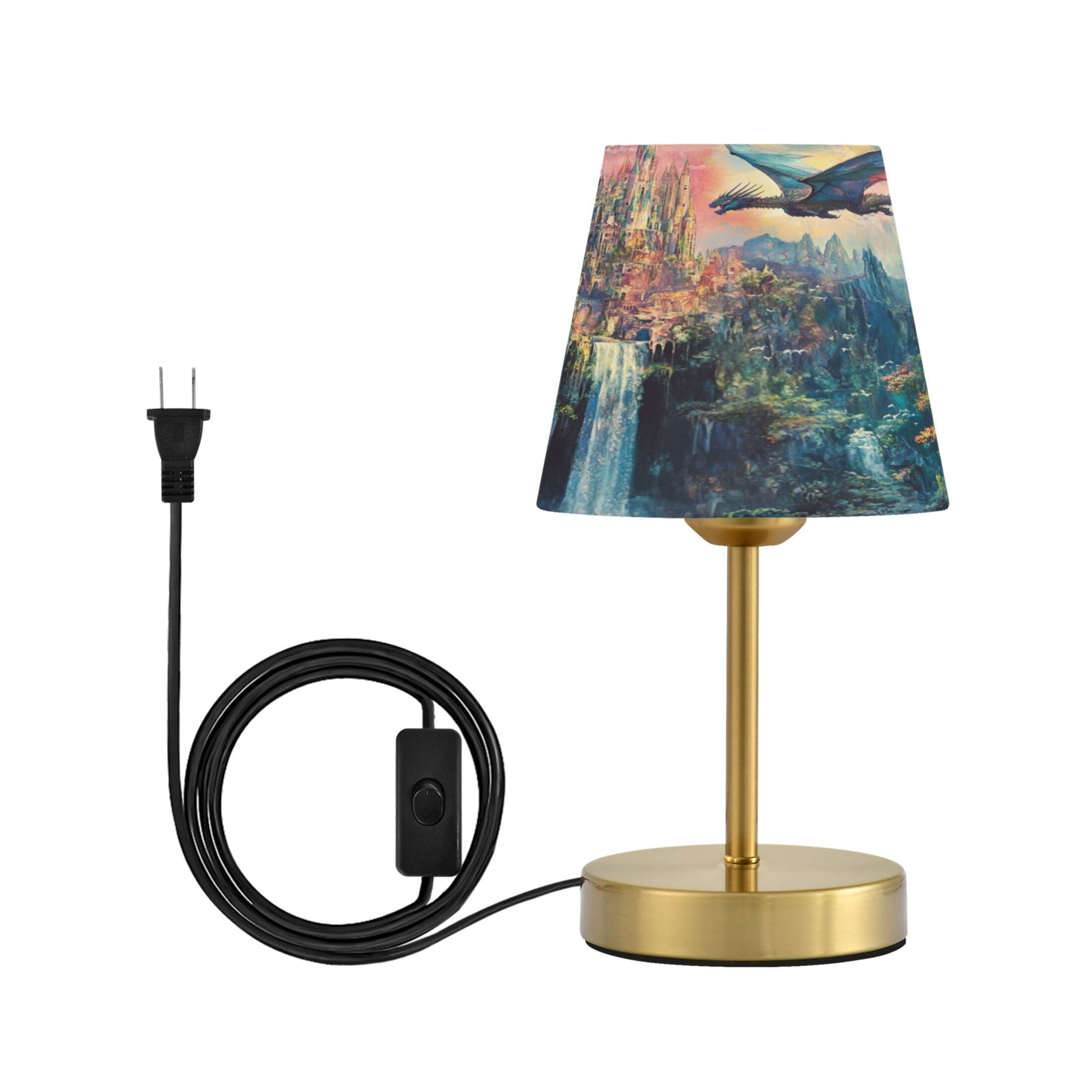 Wobogo Magic Dragon Castle Table Lamps Three-channel Adjustable Lighted ...