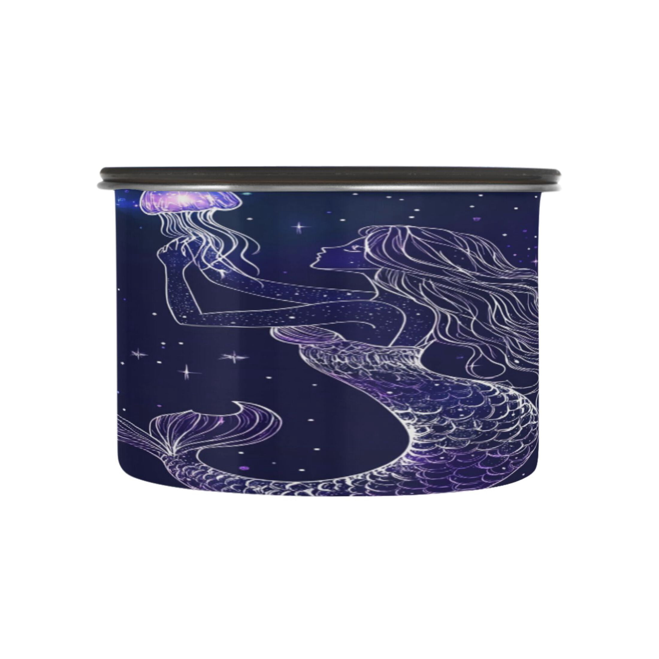Wobogo Mermaid and Jellyfish Food Storage Jars 304 Food Grade Stainless ...