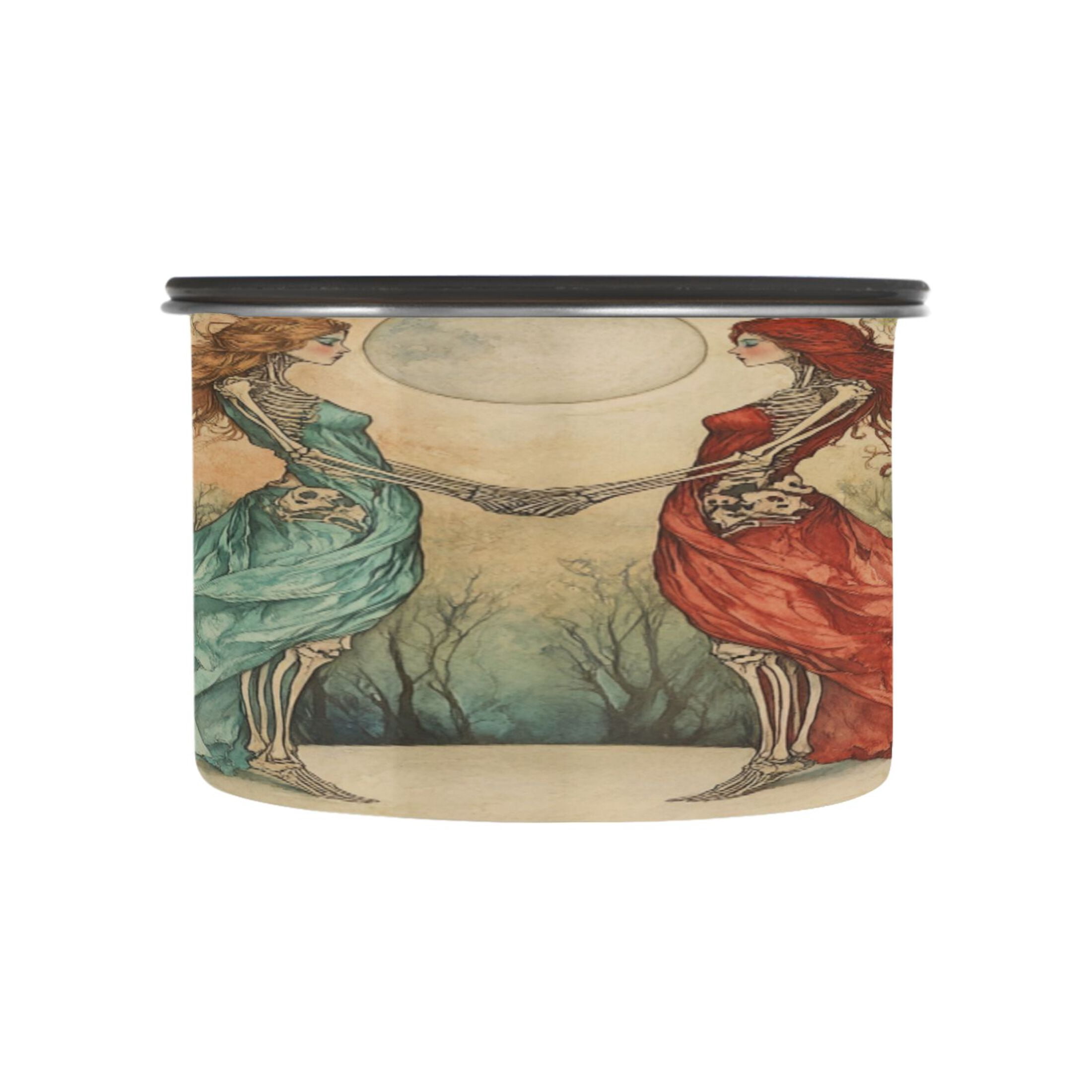 Wobogo Mirror Image Bone Lady Food Storage Jars 304 Food Grade ...
