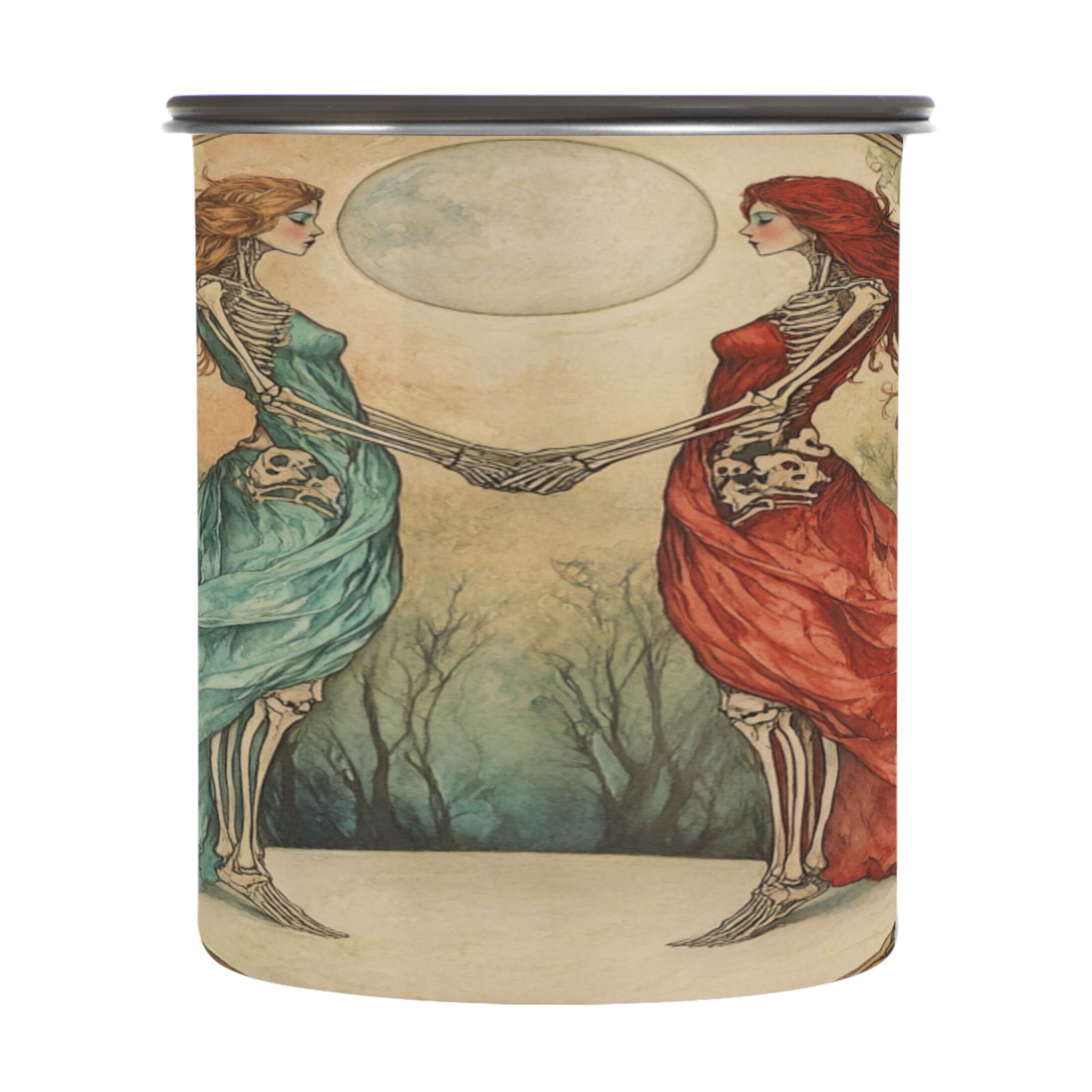 Wobogo Mirror Image Bone Lady Food Storage Jars 304 Food Grade ...