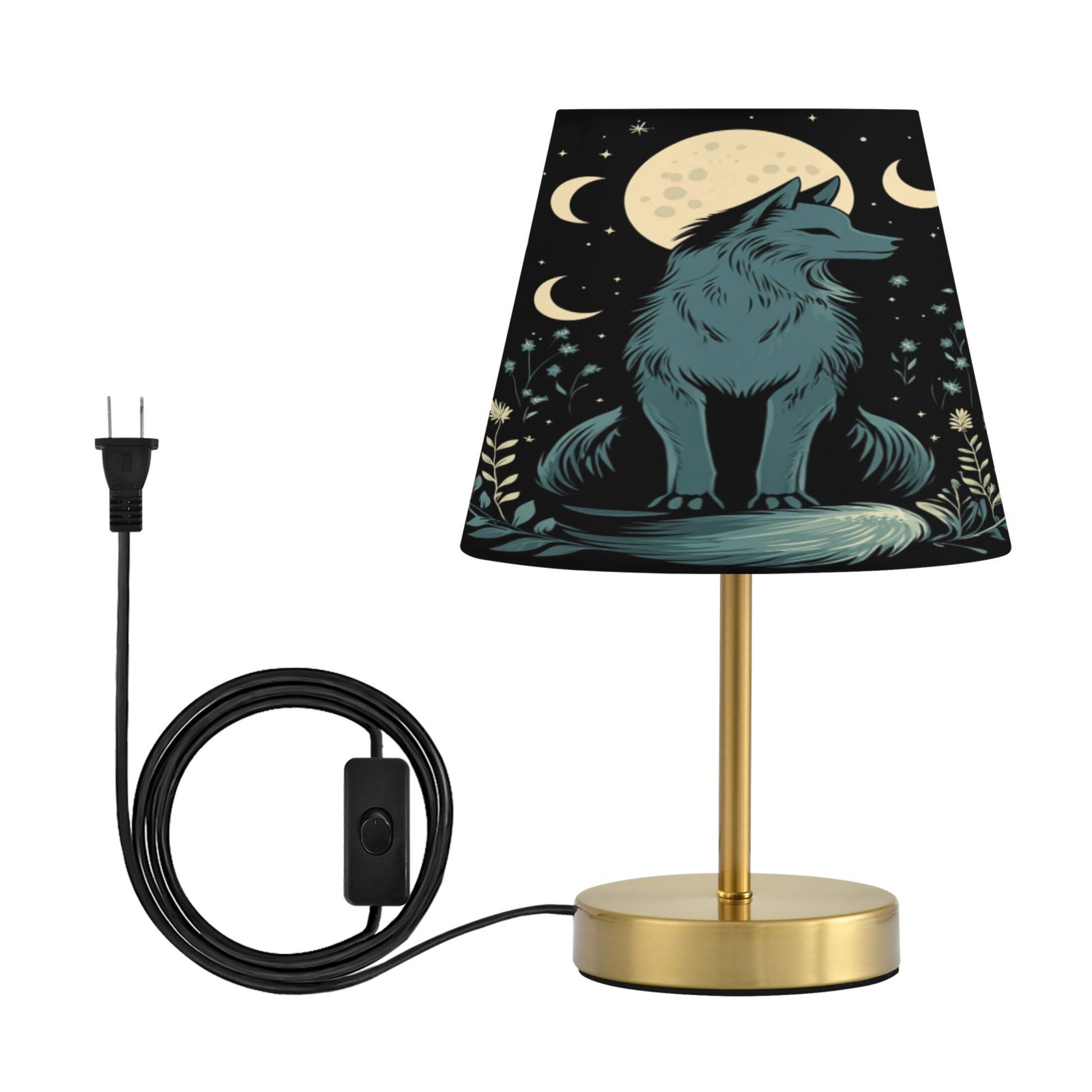 Wobogo The Moon Fox Table Lamps Three-channel Adjustable Lighted ...