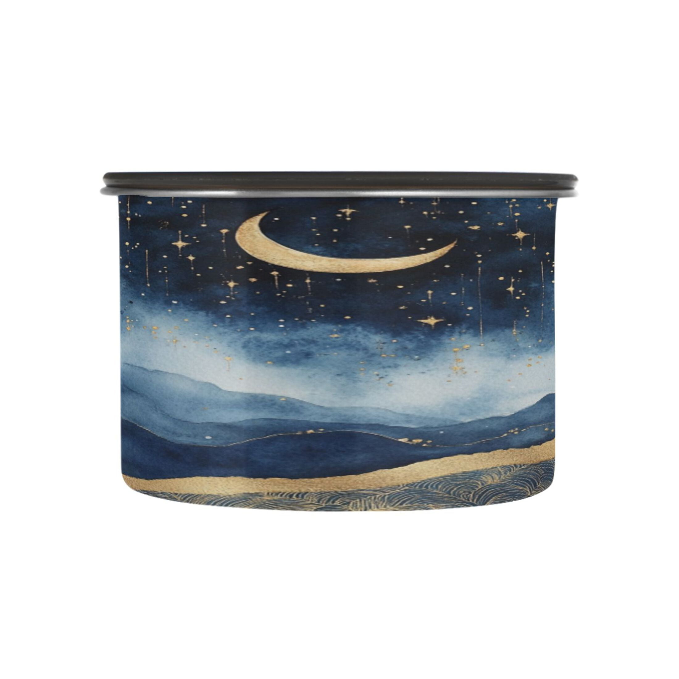 Wobogo Night Sky over The Sea Food Storage Jars 304 Food Grade ...