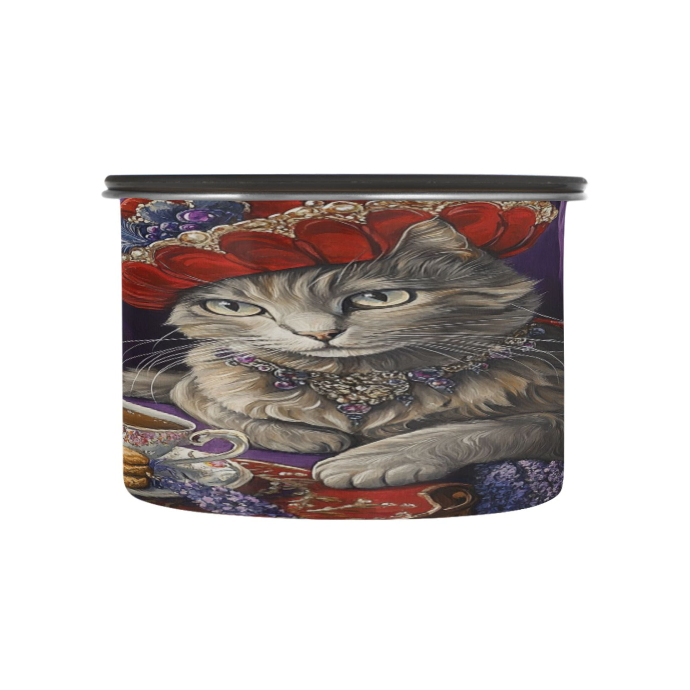 Wobogo Noble Ragdoll Cat Food Storage Jars 304 Food Grade Stainless ...