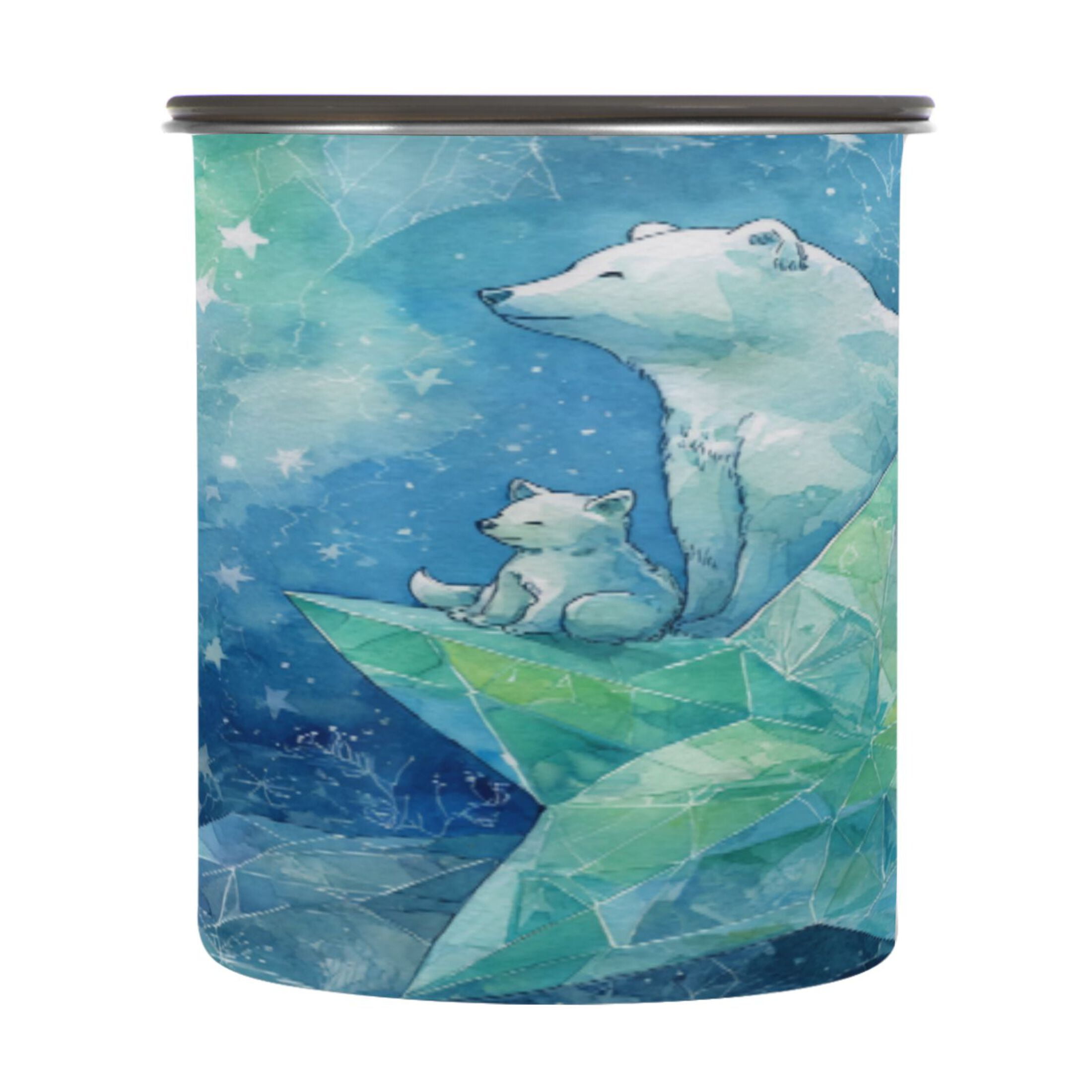 Wobogo Polar Bear Food Storage Jars 304 Food Grade Stainless Steel ...