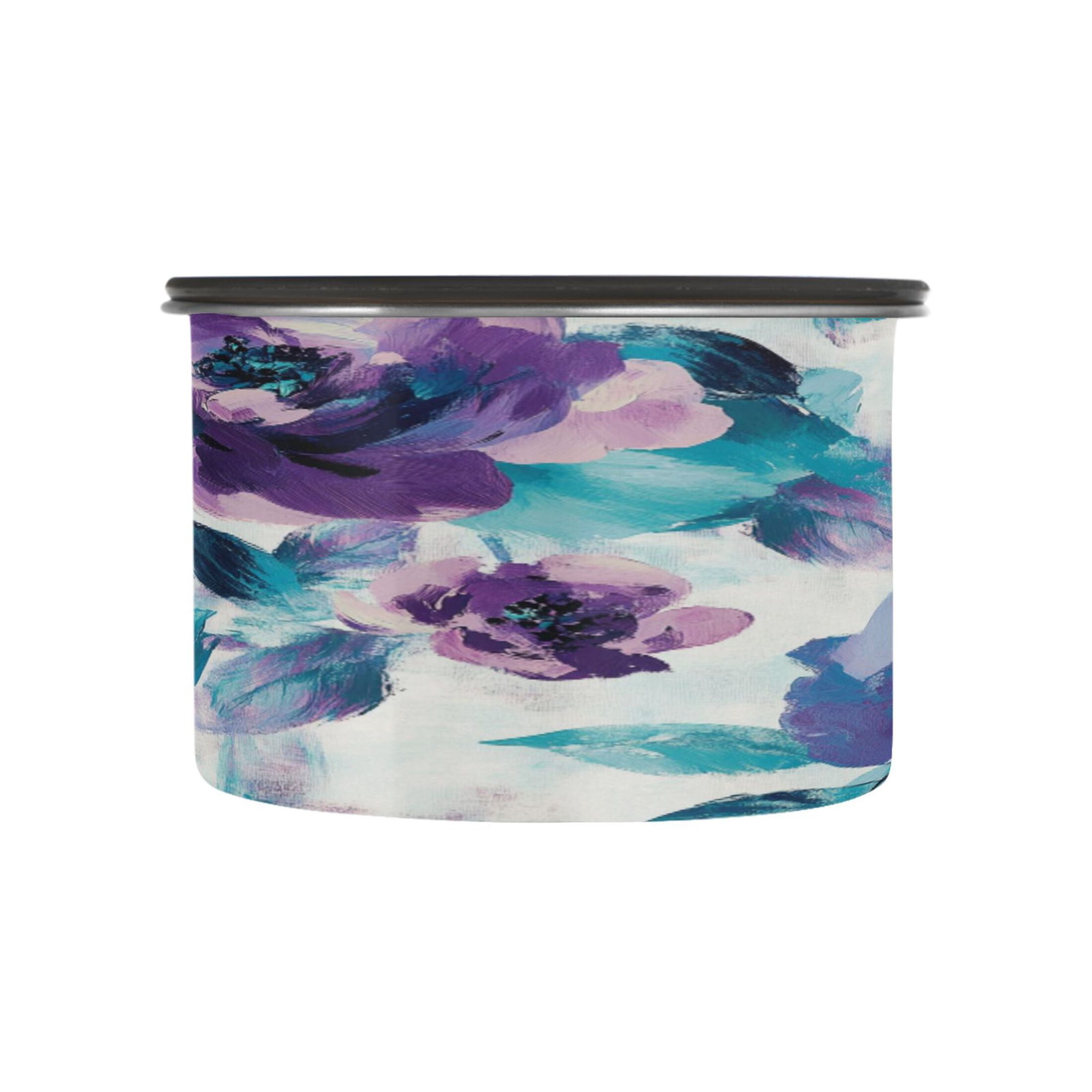 Wobogo Purple Green Flora Food Storage Jars 304 Food Grade Stainless ...