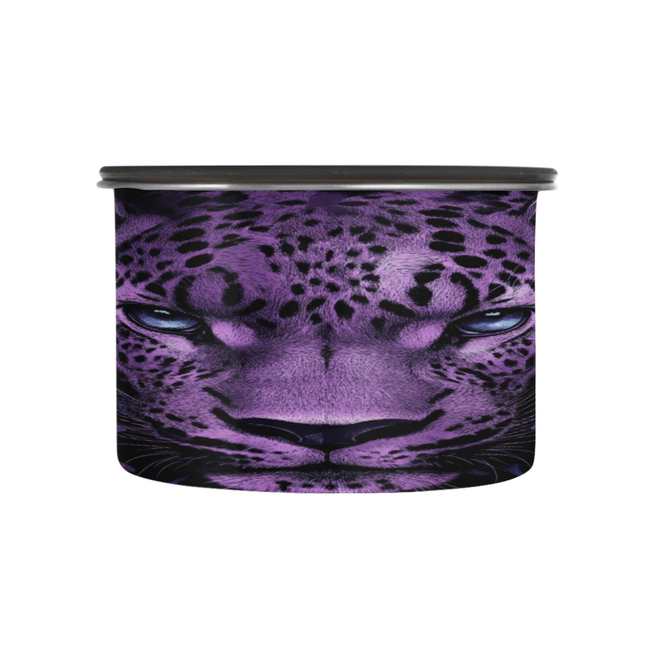 Wobogo Purple Leopard Food Storage Jars 304 Food Grade Stainless Steel ...
