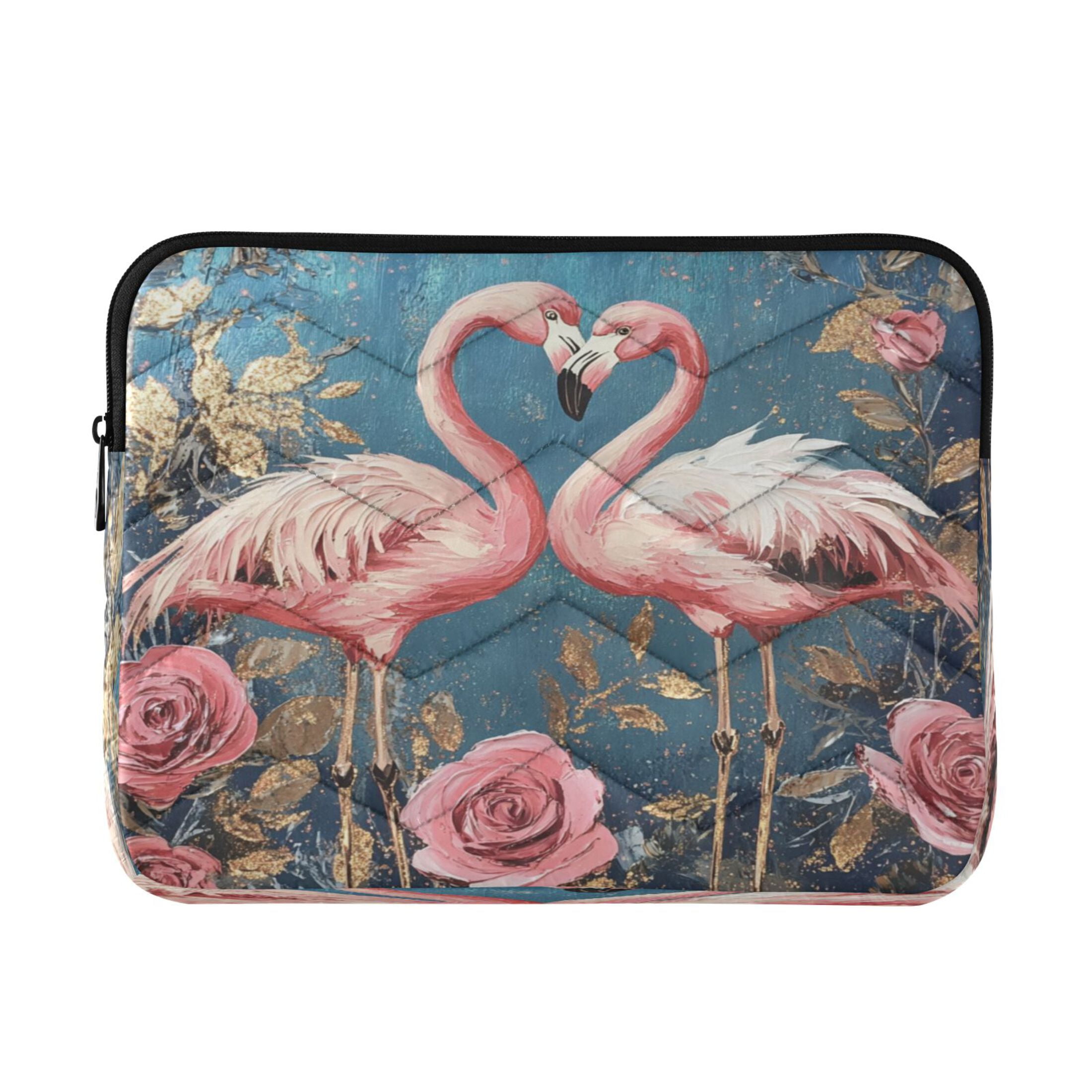 Wobogo Raggedy Pink Flamingos Laptop Sleeve 13.4 inch Lightweight ...