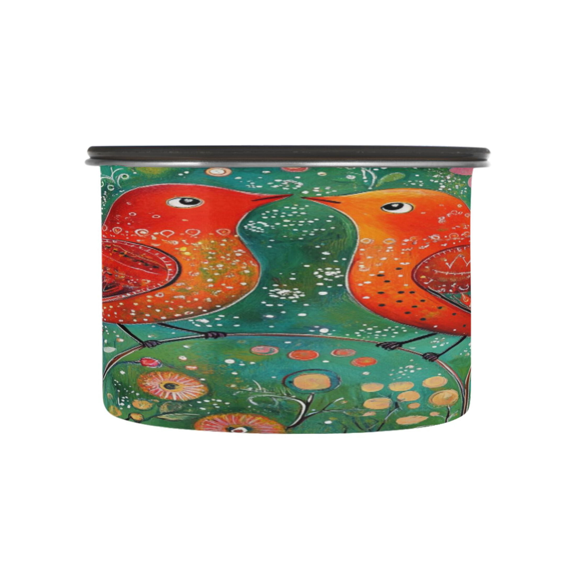 Wobogo Red Bird Food Storage Jars 304 Food Grade Stainless Steel ...