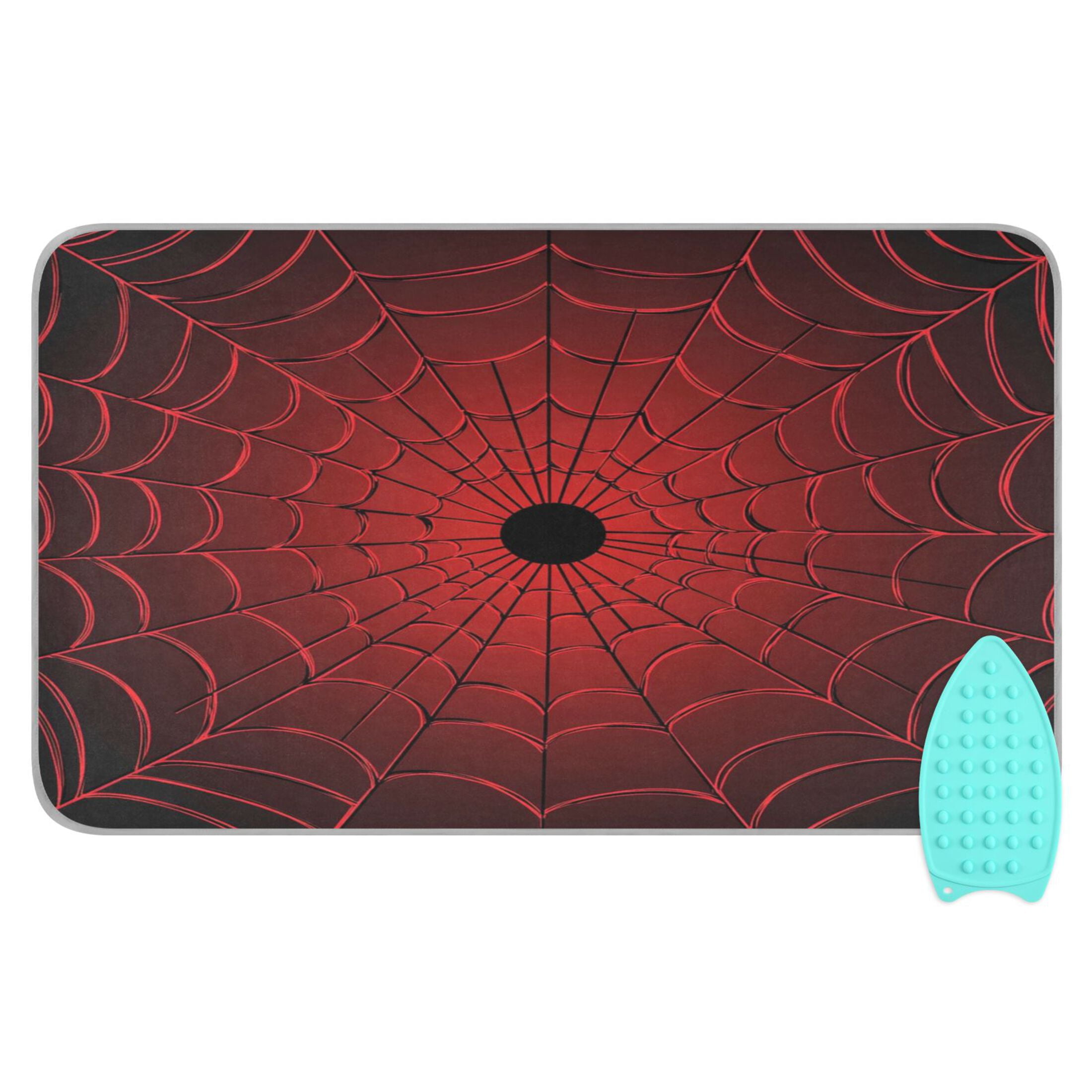 Wobogo Red Cobweb Ironing Mat Blanket Quilted Washer Dryer Heat ...