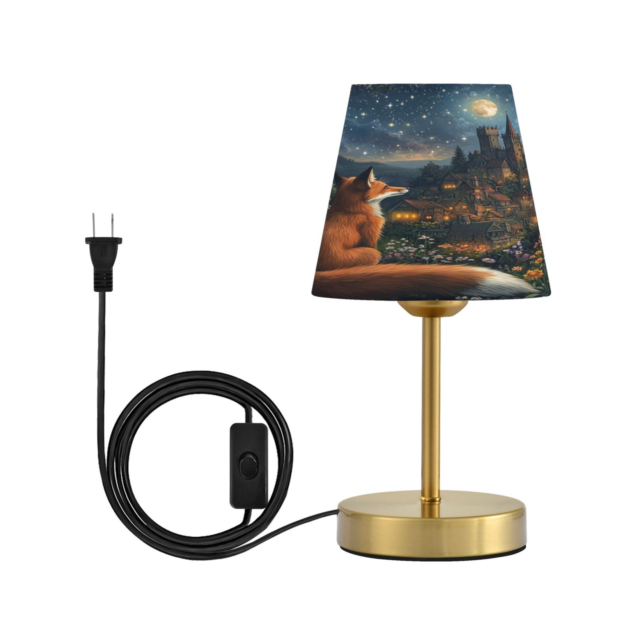 Wobogo Red Fox Journey Table Lamps Three-channel Adjustable Lighted ...
