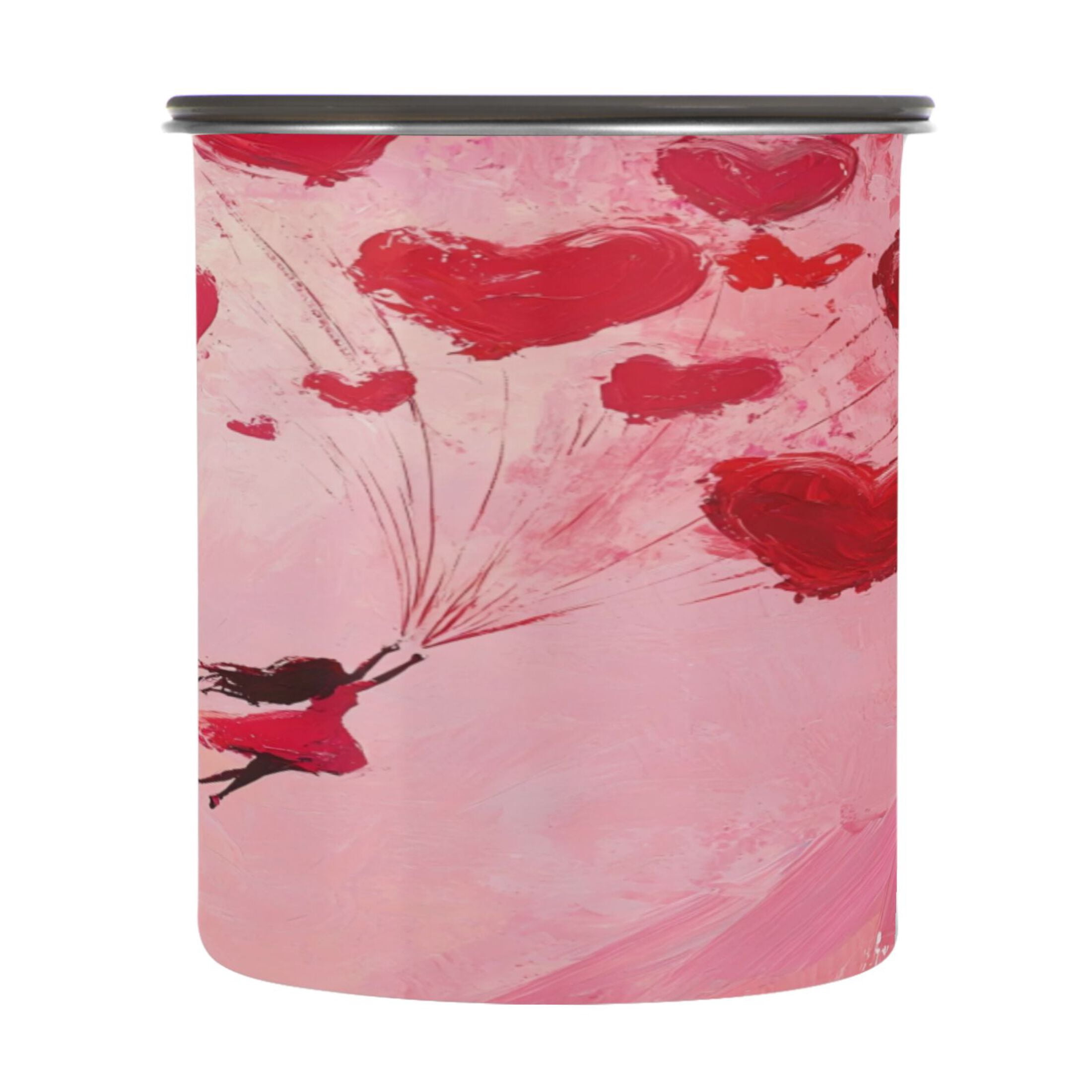 Wobogo Release Red Heart Balloon Food Storage Jars 304 Food Grade ...
