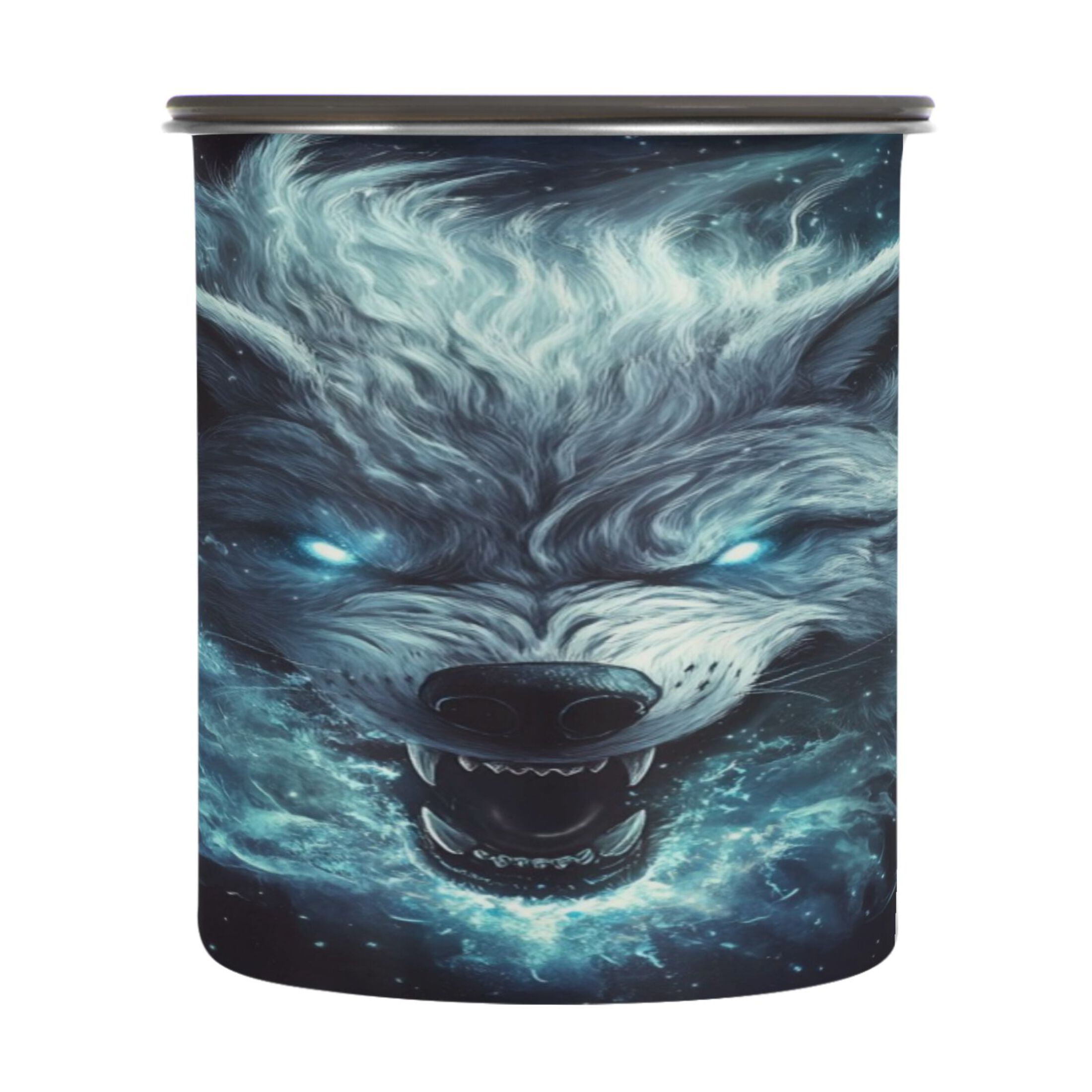 Wobogo Show Ferocity Wolf Food Storage Jars 304 Food Grade Stainless ...