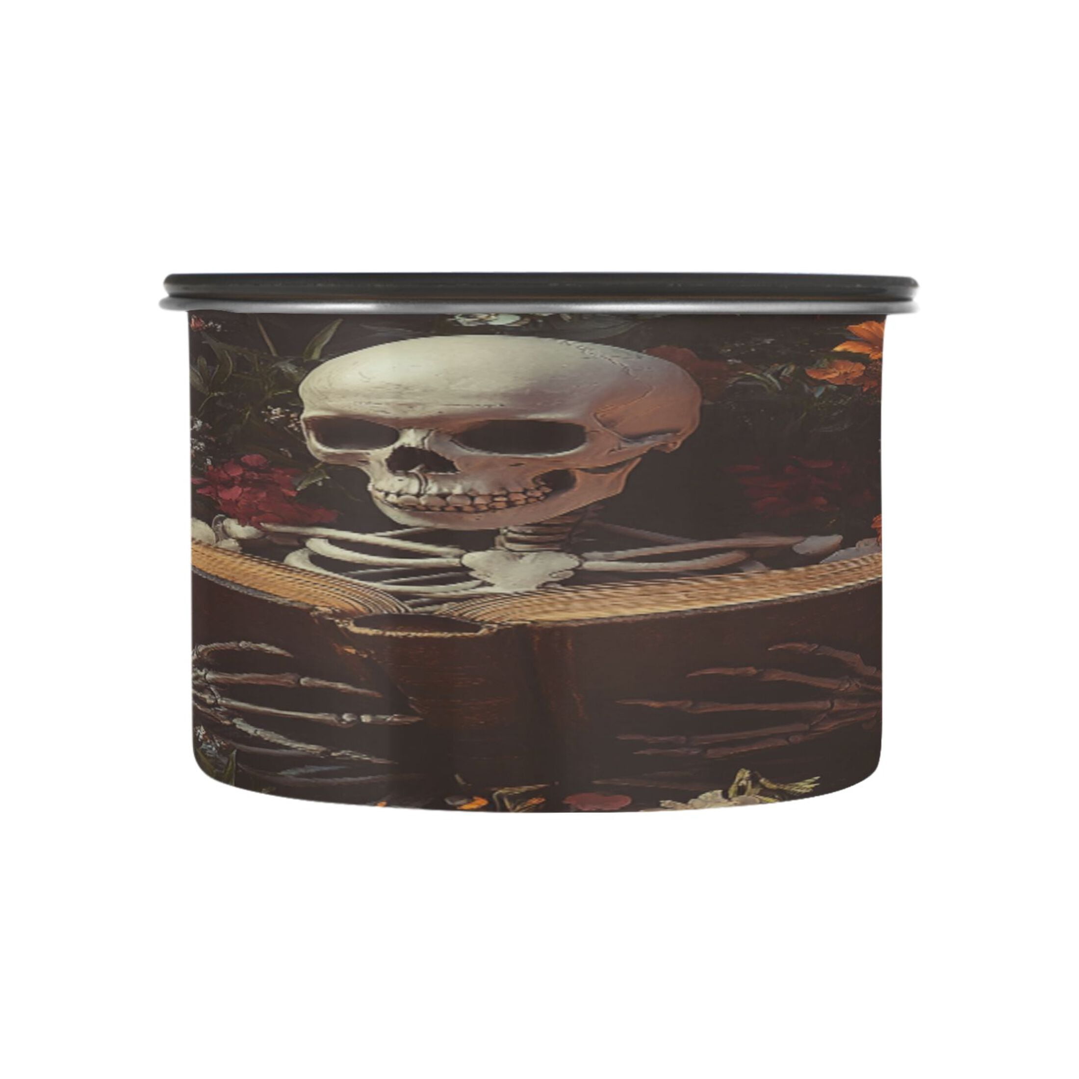 Wobogo Skeleton Reading Food Storage Jars 304 Food Grade Stainless ...