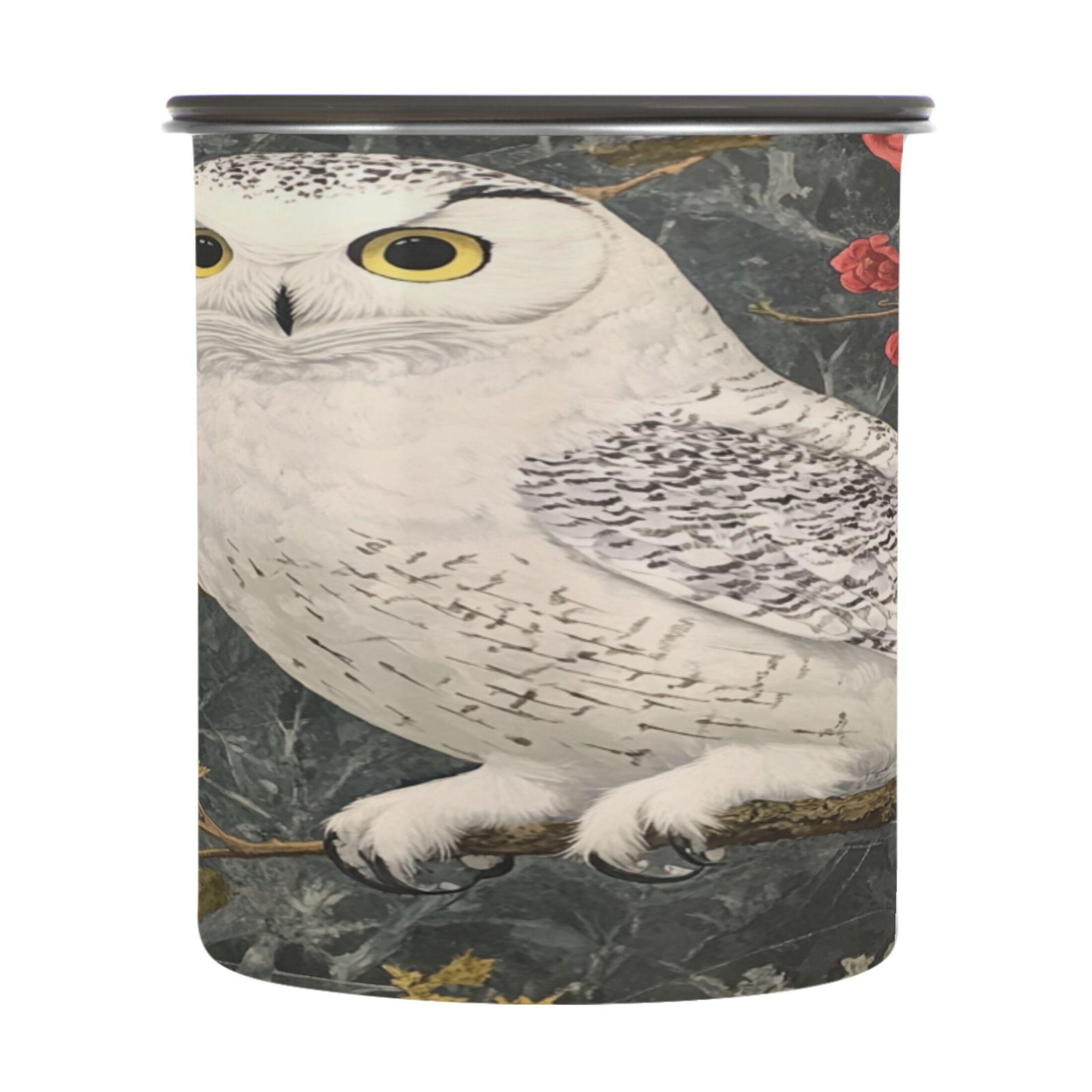Wobogo Snowy Owl Food Storage Jars 304 Food Grade Stainless Steel ...
