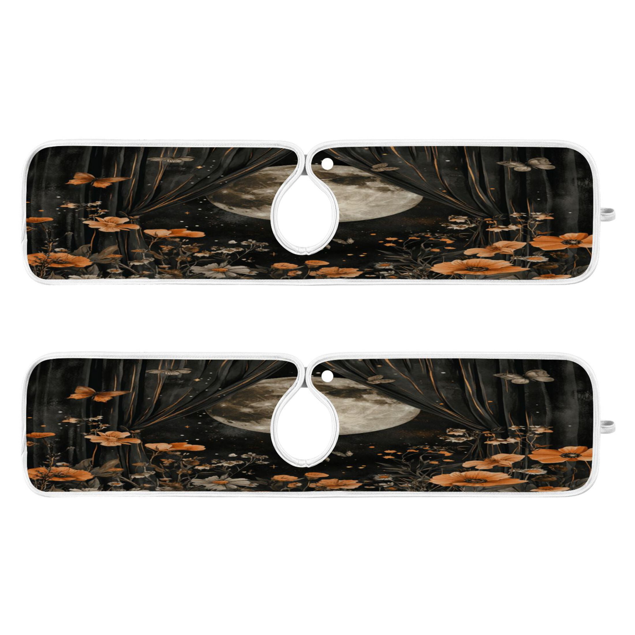 Wobogo Spiritual Night Faucet Drying Mat Set of 2 Sponge Material ...