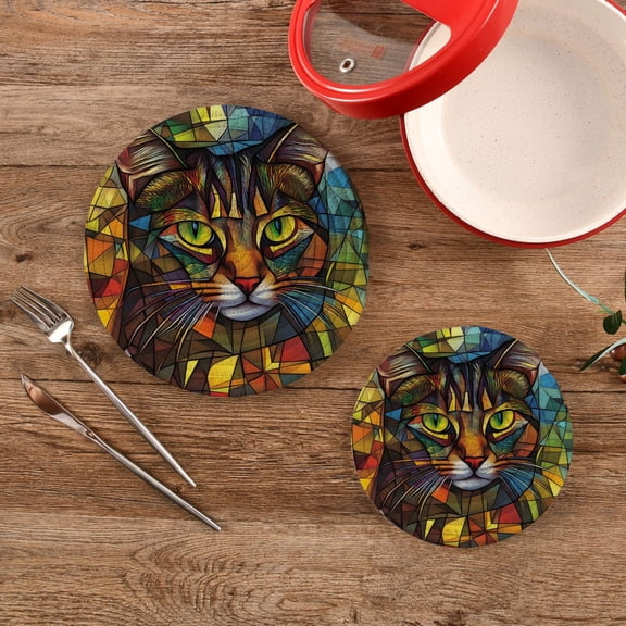 Glass Trivets for Kitchen Hot Dishes