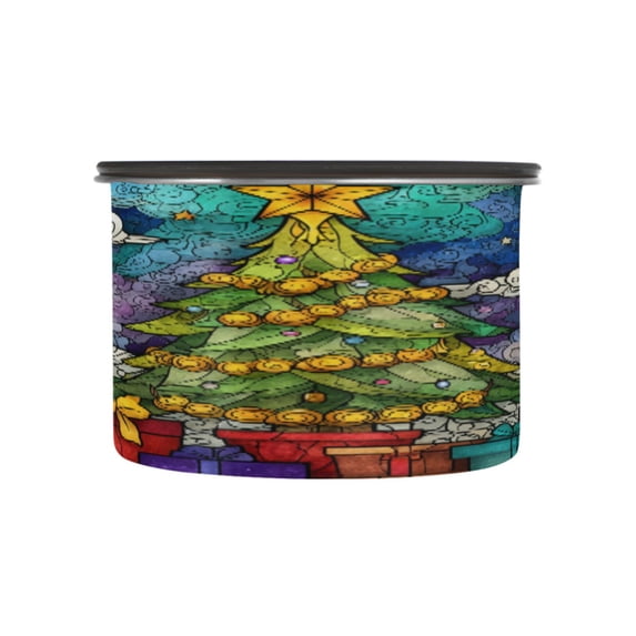 Wobogo Star Wish Christmas Tree Food Storage Jars 304 Food Grade ...