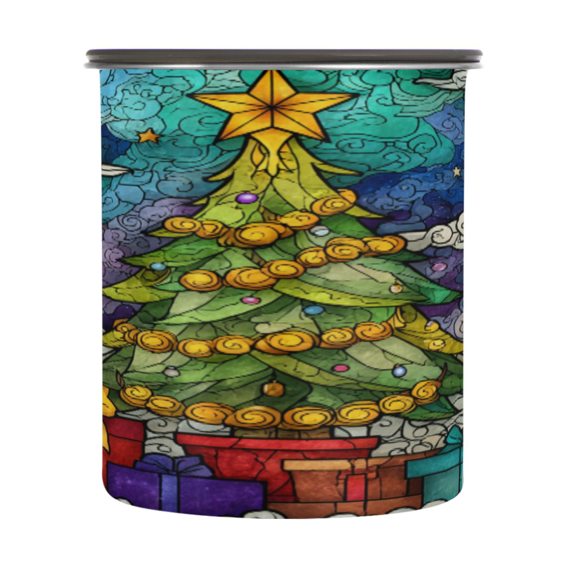 Wobogo Star Wish Christmas Tree Food Storage Jars 304 Food Grade ...