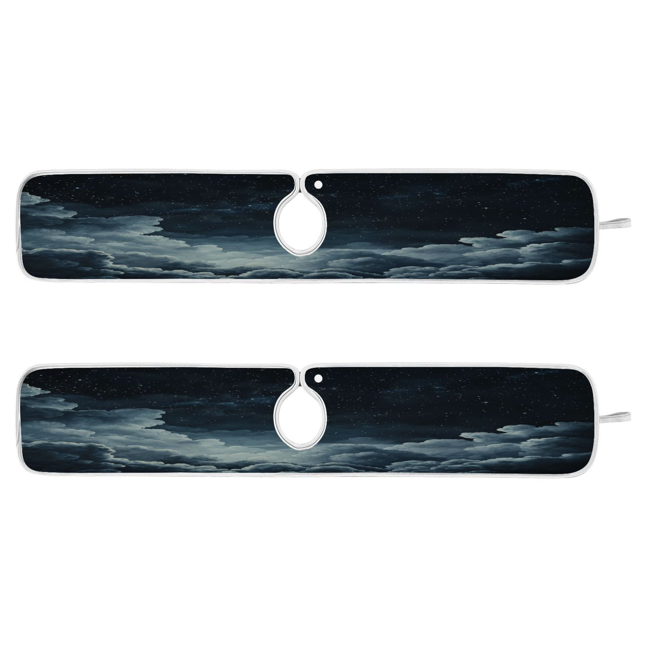 Wobogo Starry Night Sky Picture Faucet Drying Mat Set of 2 Sponge ...